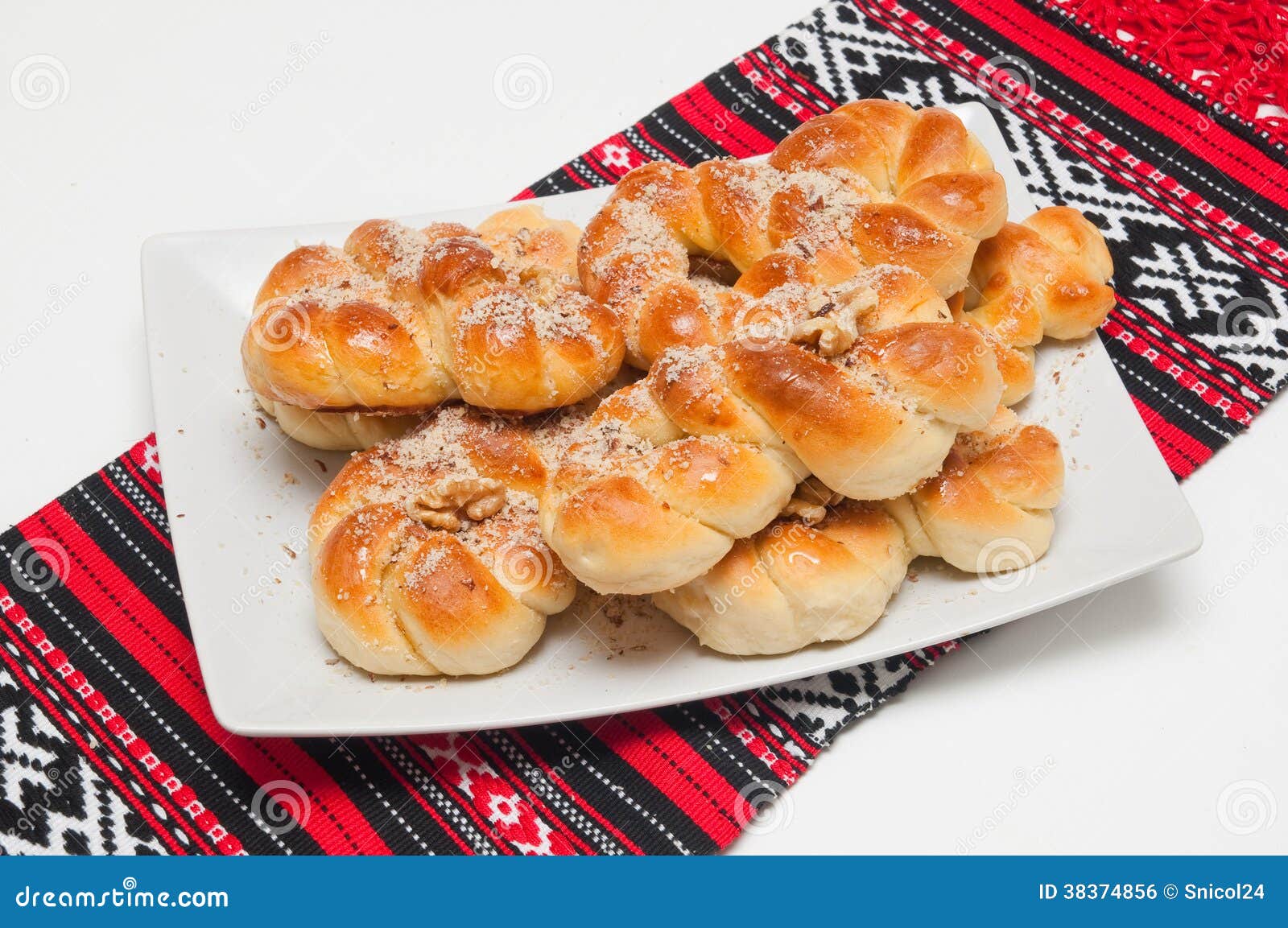 Mucenici : Biscuits Roumains Traditionnels Photo stock - Image du miel ...