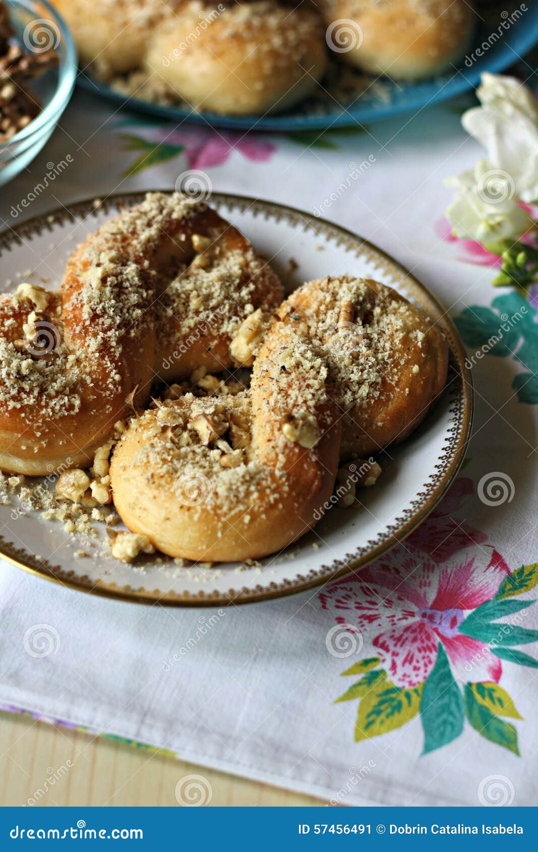 Mucenici: Pan Dulce Rumano Tradicional Imagen de archivo - Imagen de ...