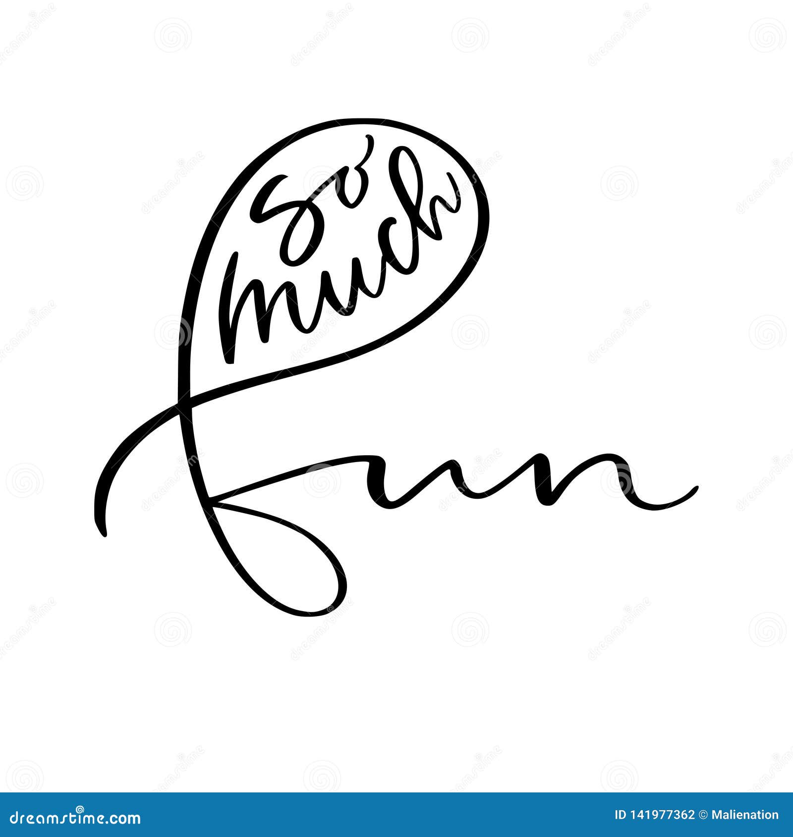 So Much Fun Modern Print. Typographic Poster Design. Calligraphic ...