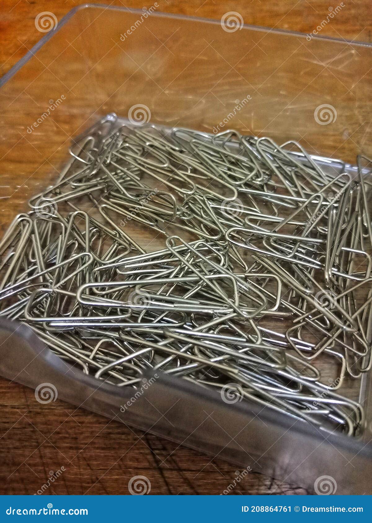 So Much Paper Clip in the Box Stock Image - Image of paper, clip: 208864761