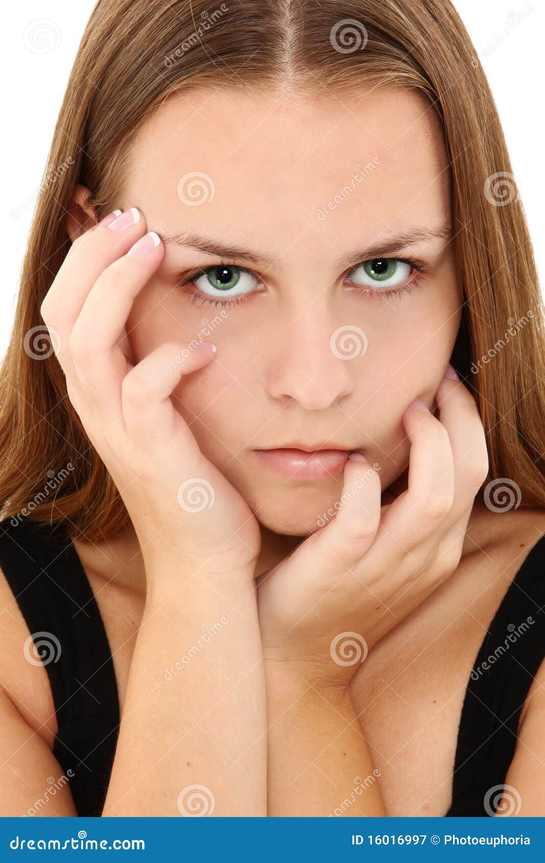 Muchacha Adolescente 16 Hermosos Imagen de archivo - Imagen de cara ...