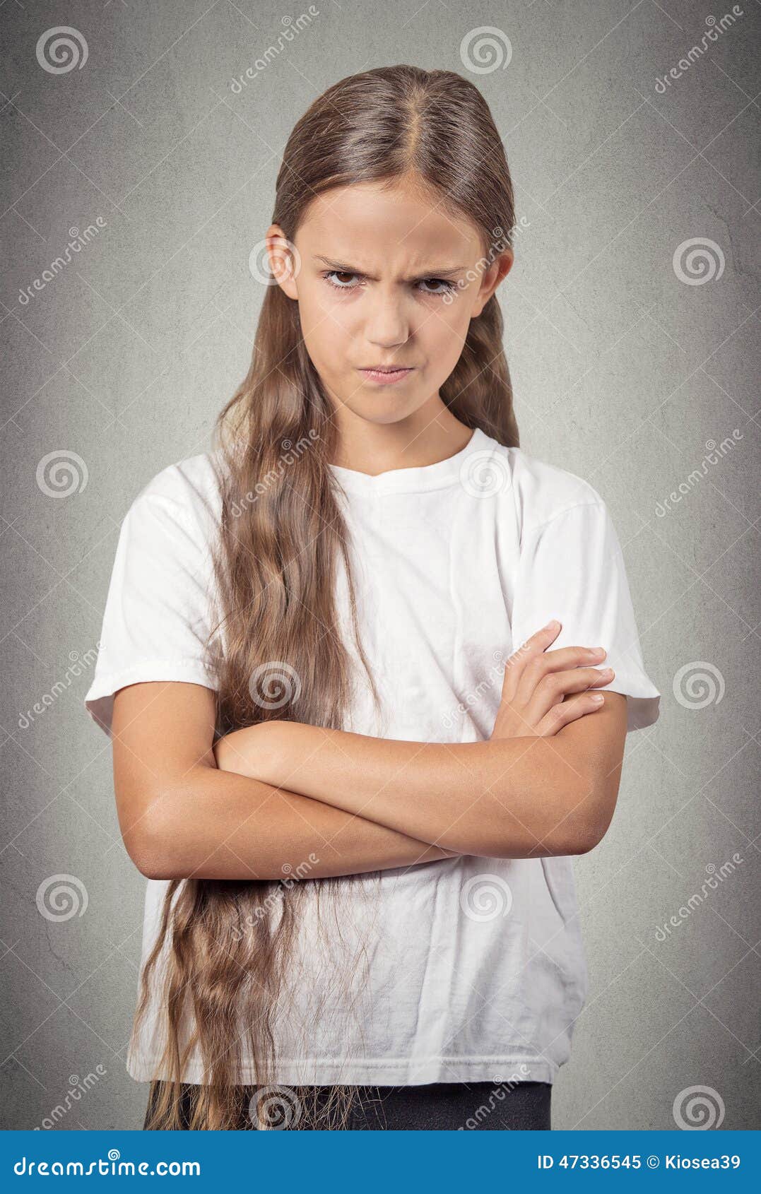 Muchacha Cabreada Enojada Del Adolescente Imagen de archivo - Imagen de ...
