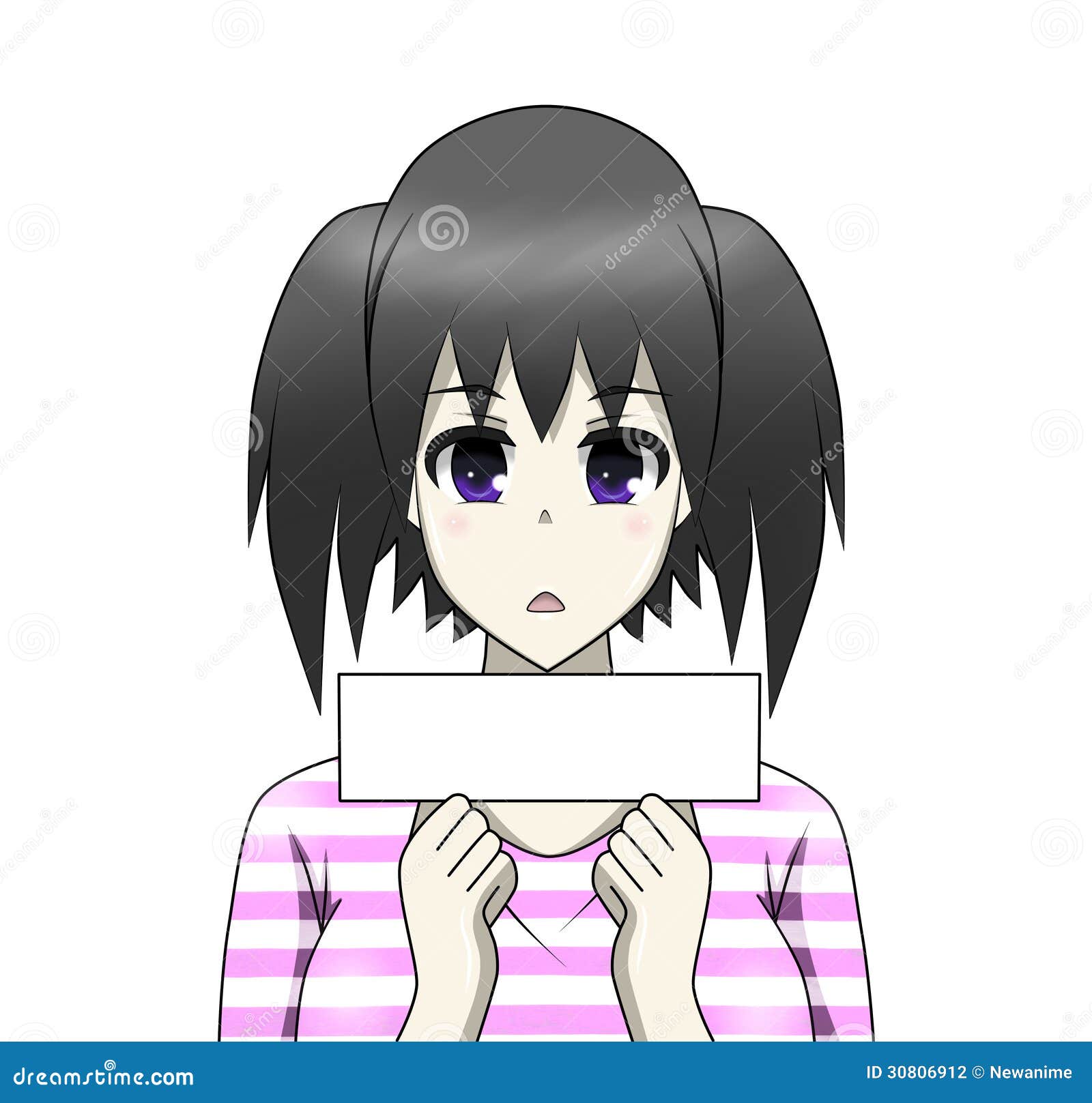 Muchacha del animado stock de ilustración. Ilustración de manera - 30806912