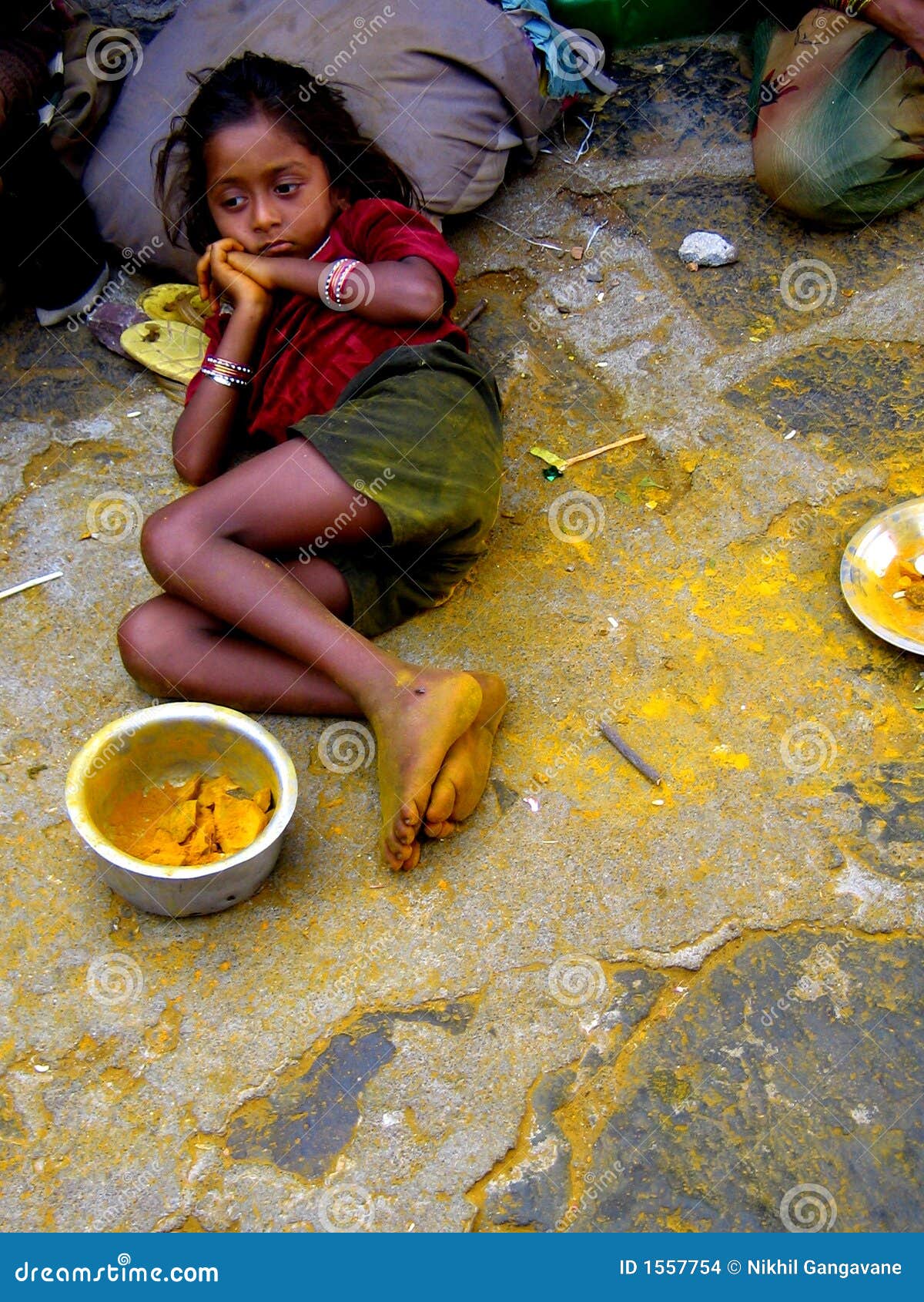 Muchacha del mendigo foto de archivo. Imagen de muchacha - 1557754