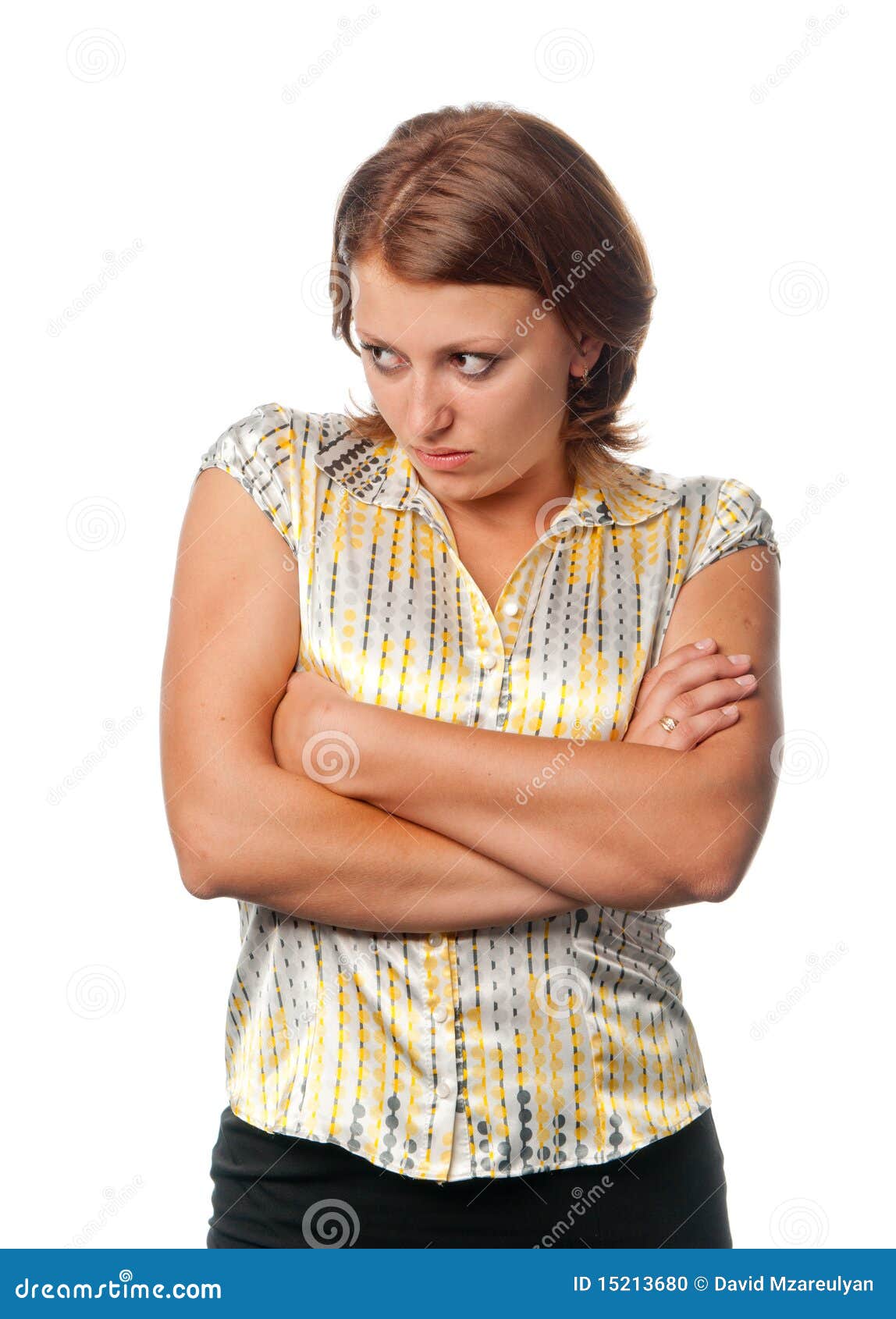 Muchacha desconfiada foto de archivo. Imagen de adulto - 15213680