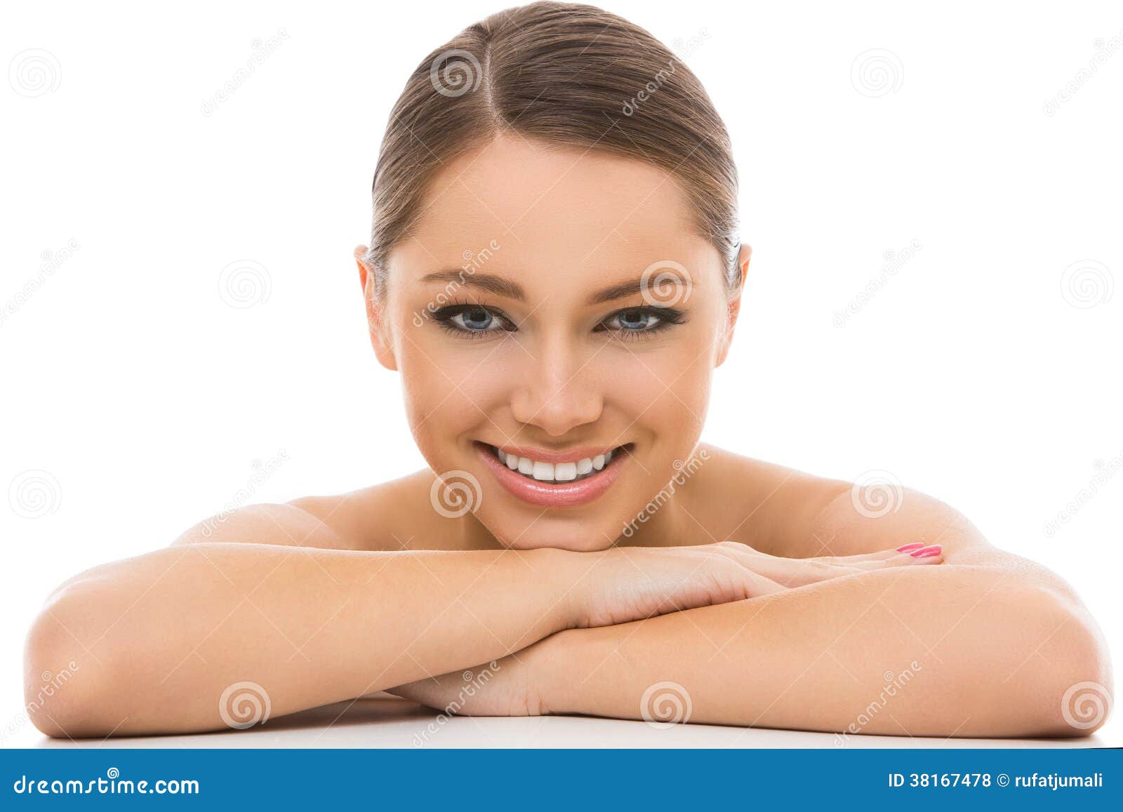 Muchacha Hermosa Con La Cara Perfecta Foto de archivo - Imagen de feliz ...