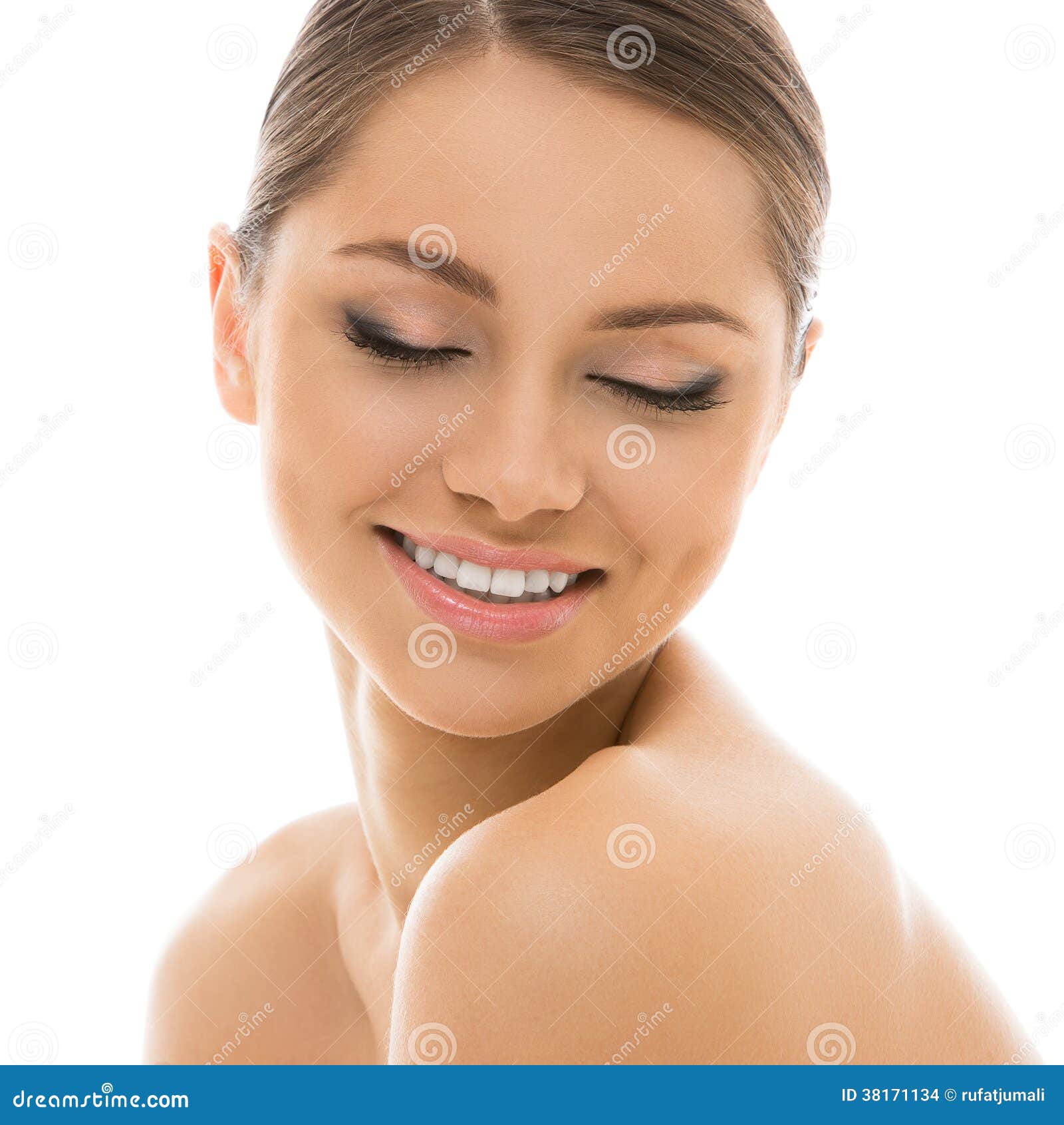 Muchacha Hermosa Con La Cara Perfecta Foto de archivo - Imagen de ...