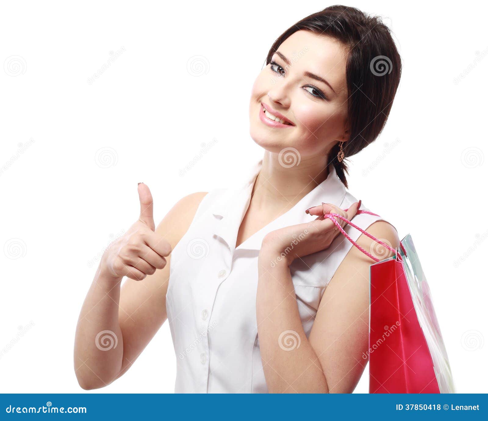 Muchacha Que Va a Hacer Compras Foto de archivo - Imagen de adulto ...