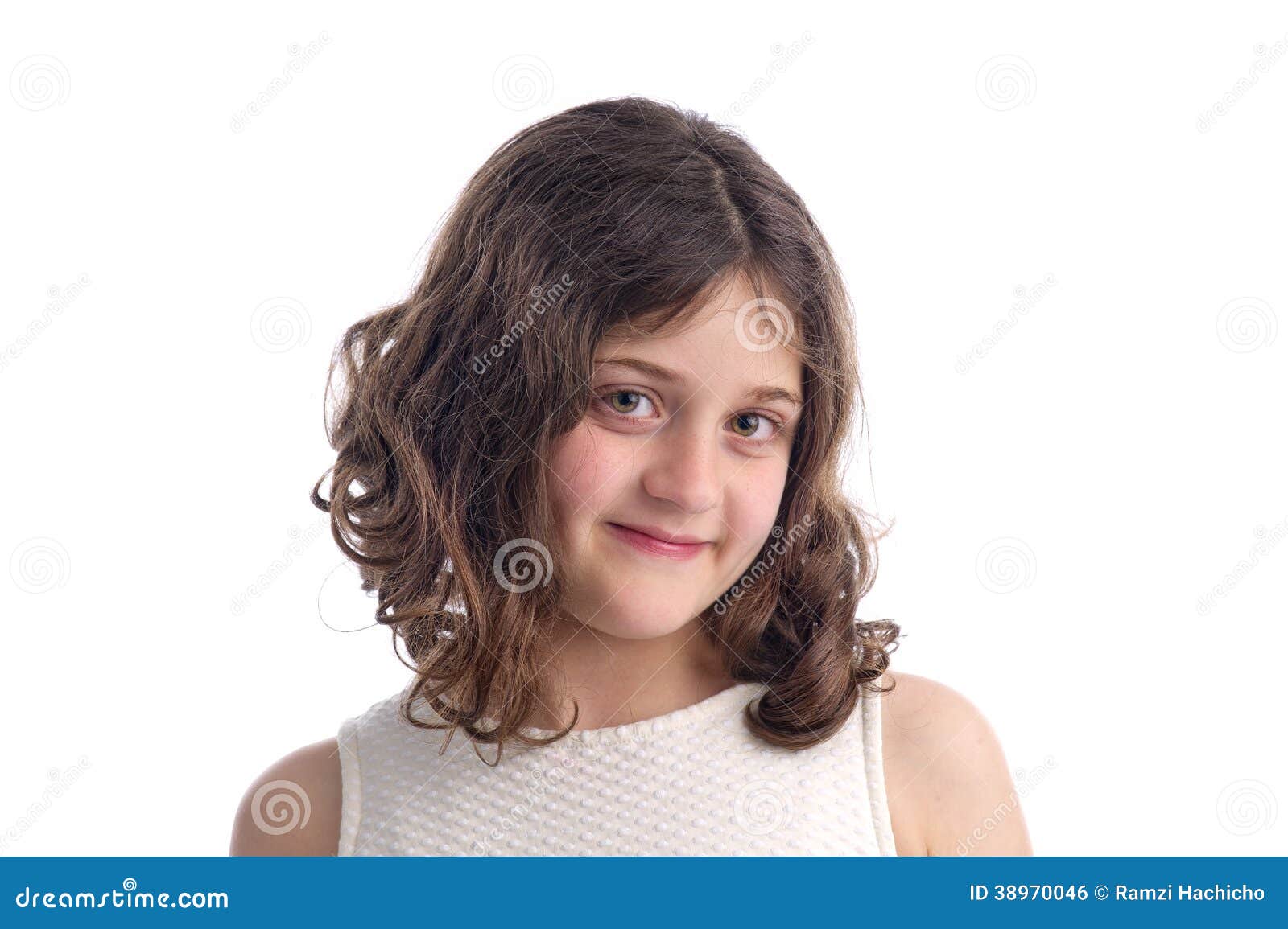 Muchacha Rubia De Moda Hermosa Aislada Foto de archivo - Imagen de ...