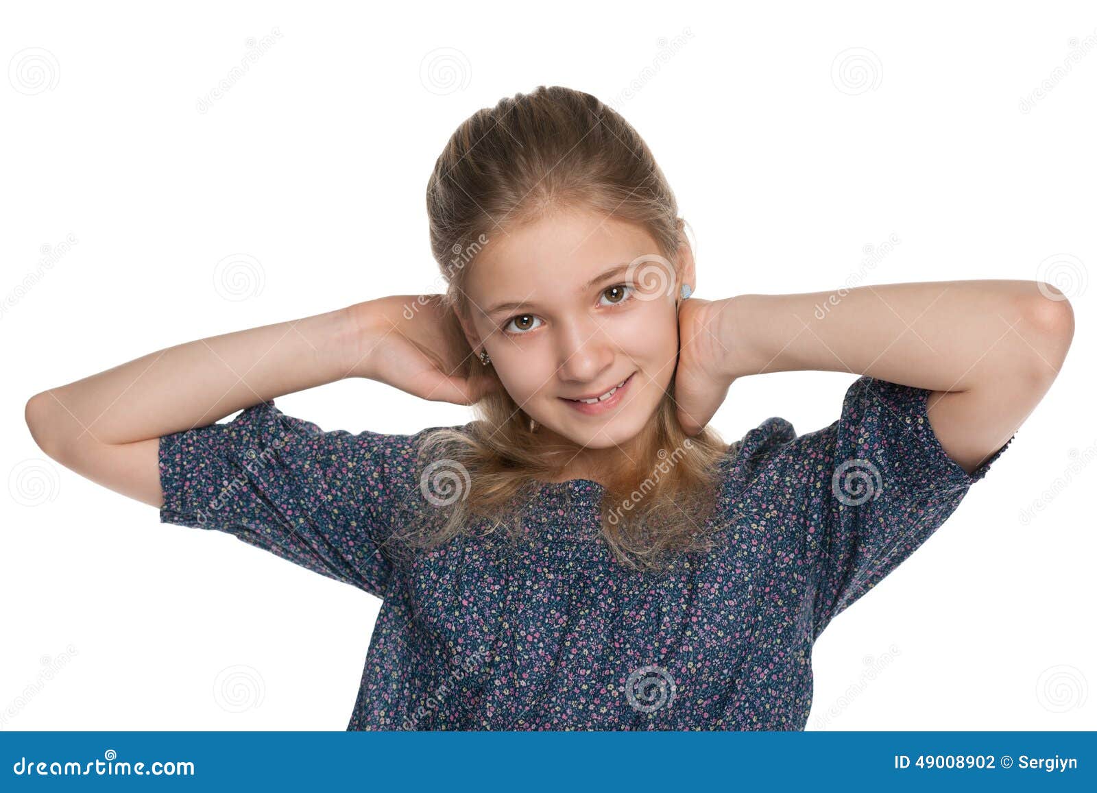 Muchacha Rubia Del Preadolescente Foto de archivo - Imagen de disfrute ...