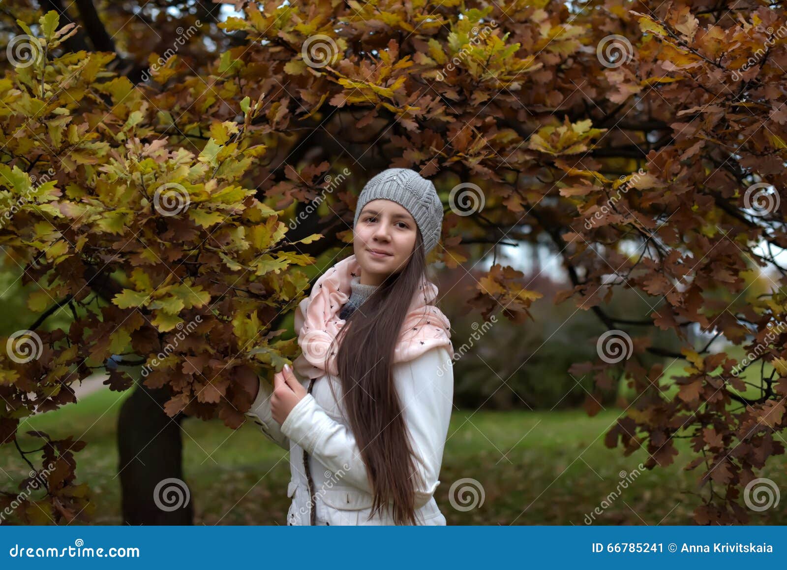 Muchacha Rusa De Pelo Largo Linda Imagen de archivo - Imagen de elija ...