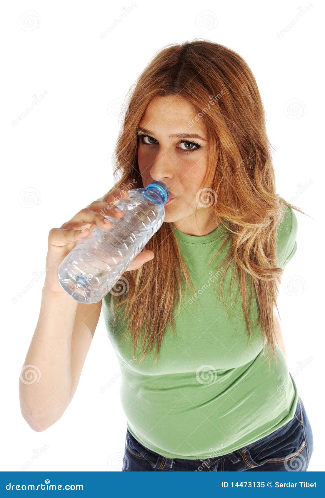 Muchacha sedienta imagen de archivo. Imagen de ajuste - 14473135