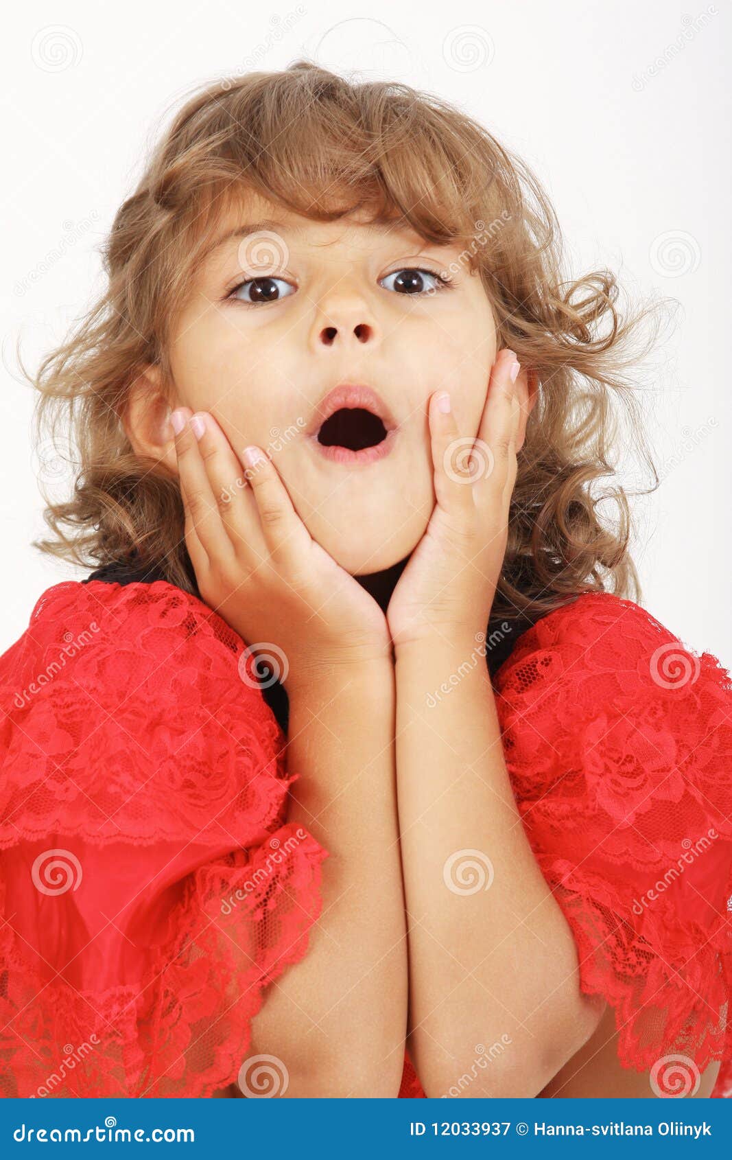 Muchacha sorprendida imagen de archivo. Imagen de inocencia - 12033937
