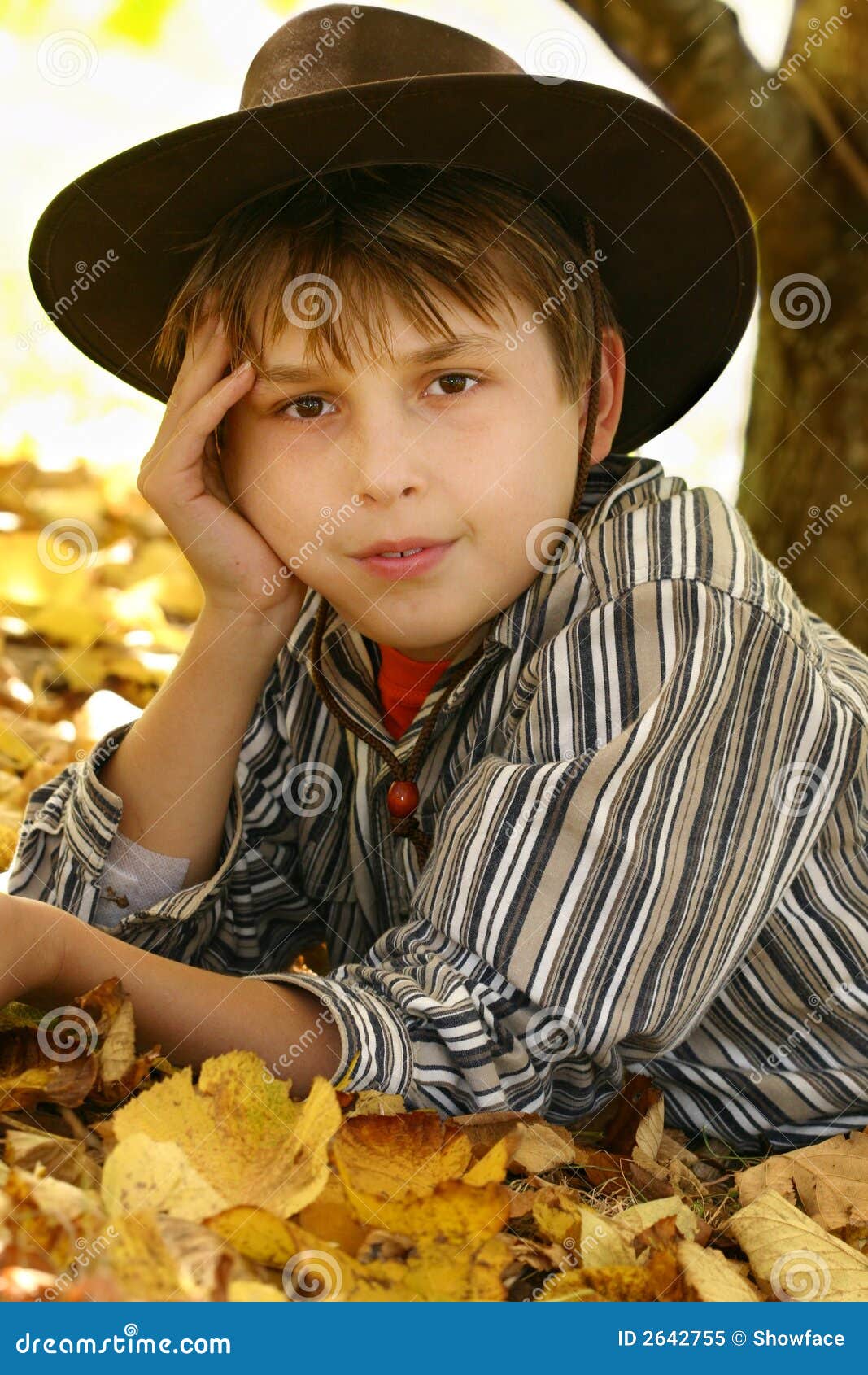 Muchacho En Sombrero De Vaquero Imagen de archivo - Imagen de restos ...