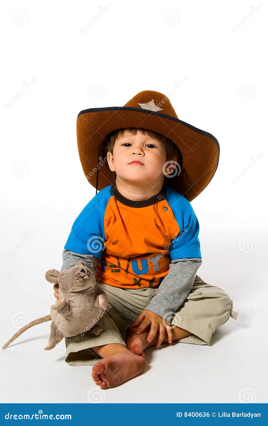 Muchacho En Sombrero De Vaquero Foto de archivo - Imagen de humano ...