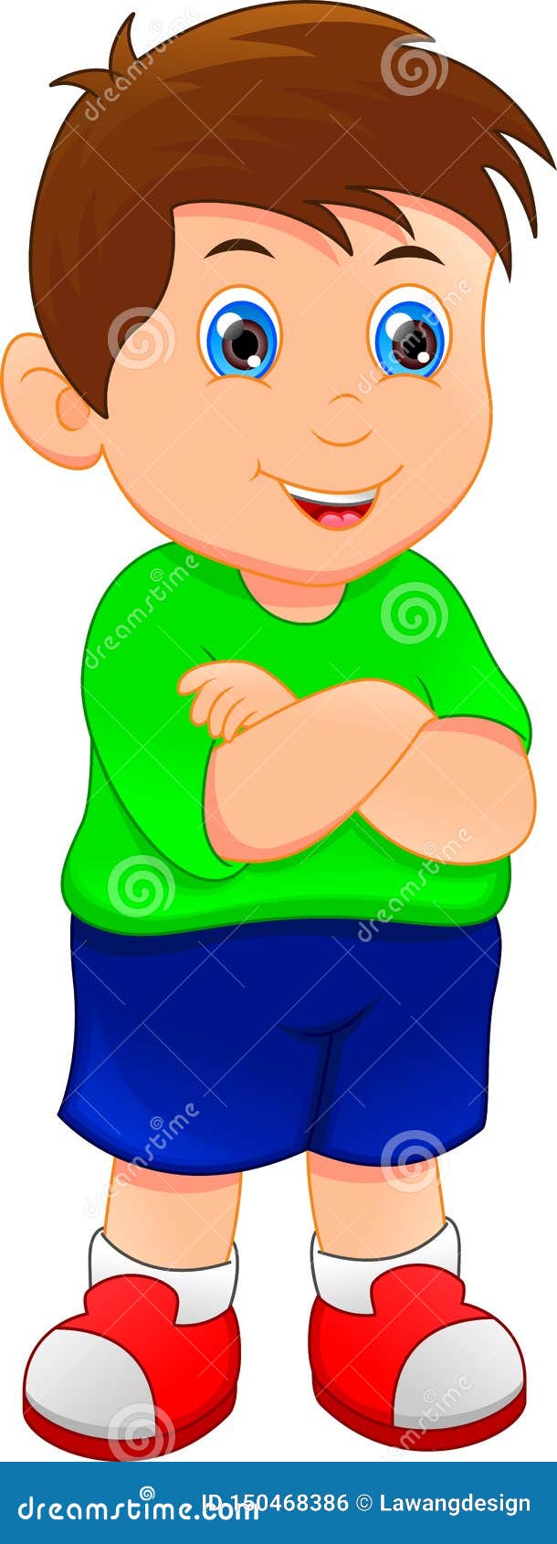 Muchacho feliz lindo ilustración del vector. Ilustración de grupo ...