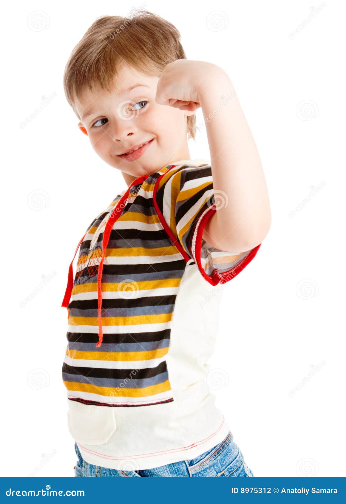 Muchacho fuerte foto de archivo. Imagen de retrato, lindo - 8975312