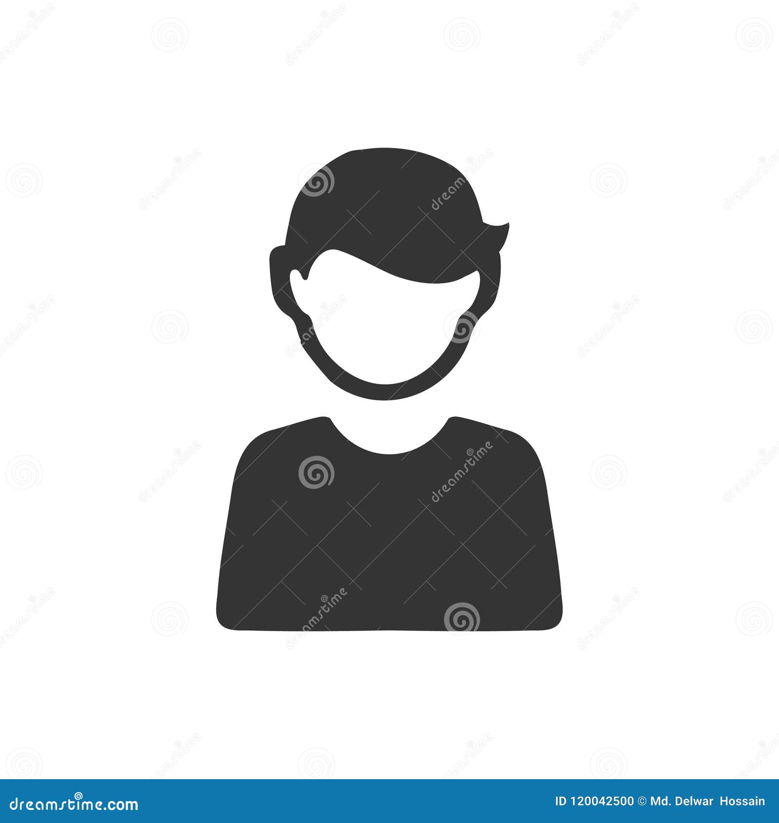 Muchacho, Icono Del Adolescente Ilustración del Vector - Ilustración de ...