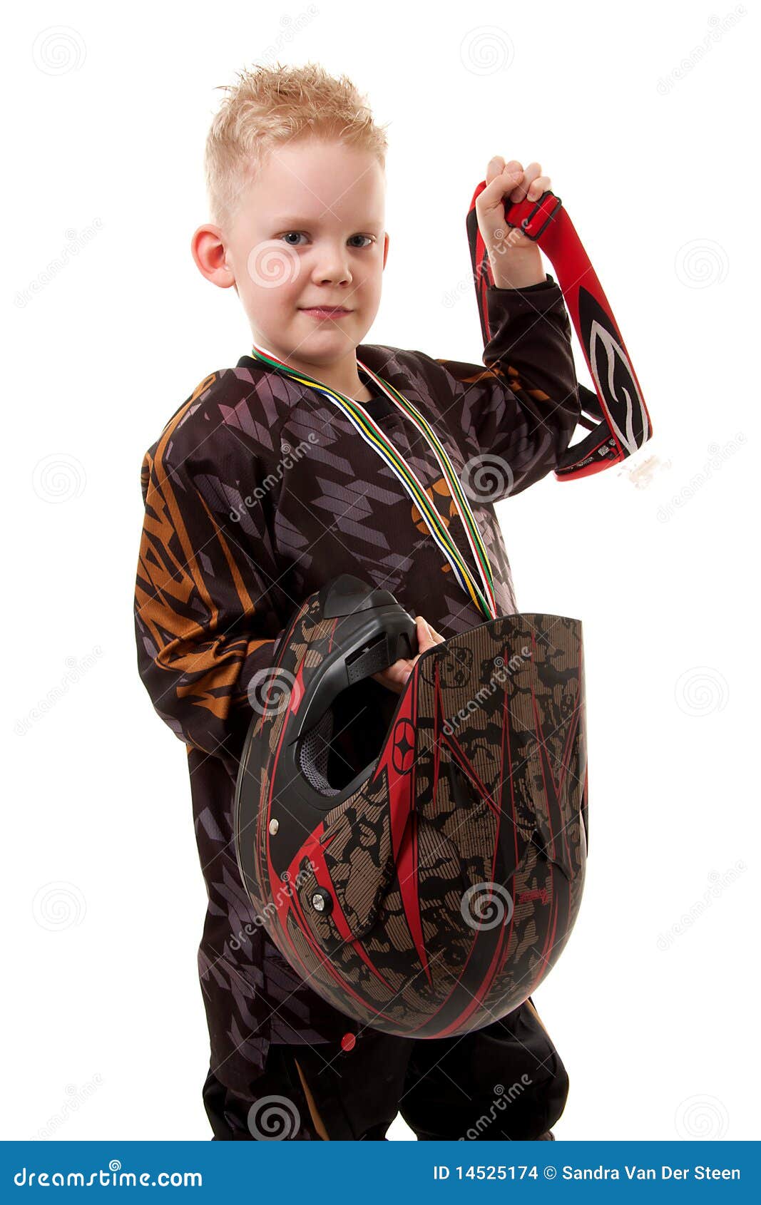 Muchacho Joven De La Raza Del Motor Foto de archivo - Imagen de raza ...