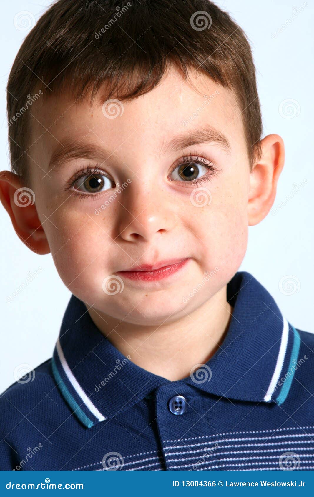 Muchacho Lindo Con El Pelo Y Los Ojos Marrones Foto de archivo - Imagen ...