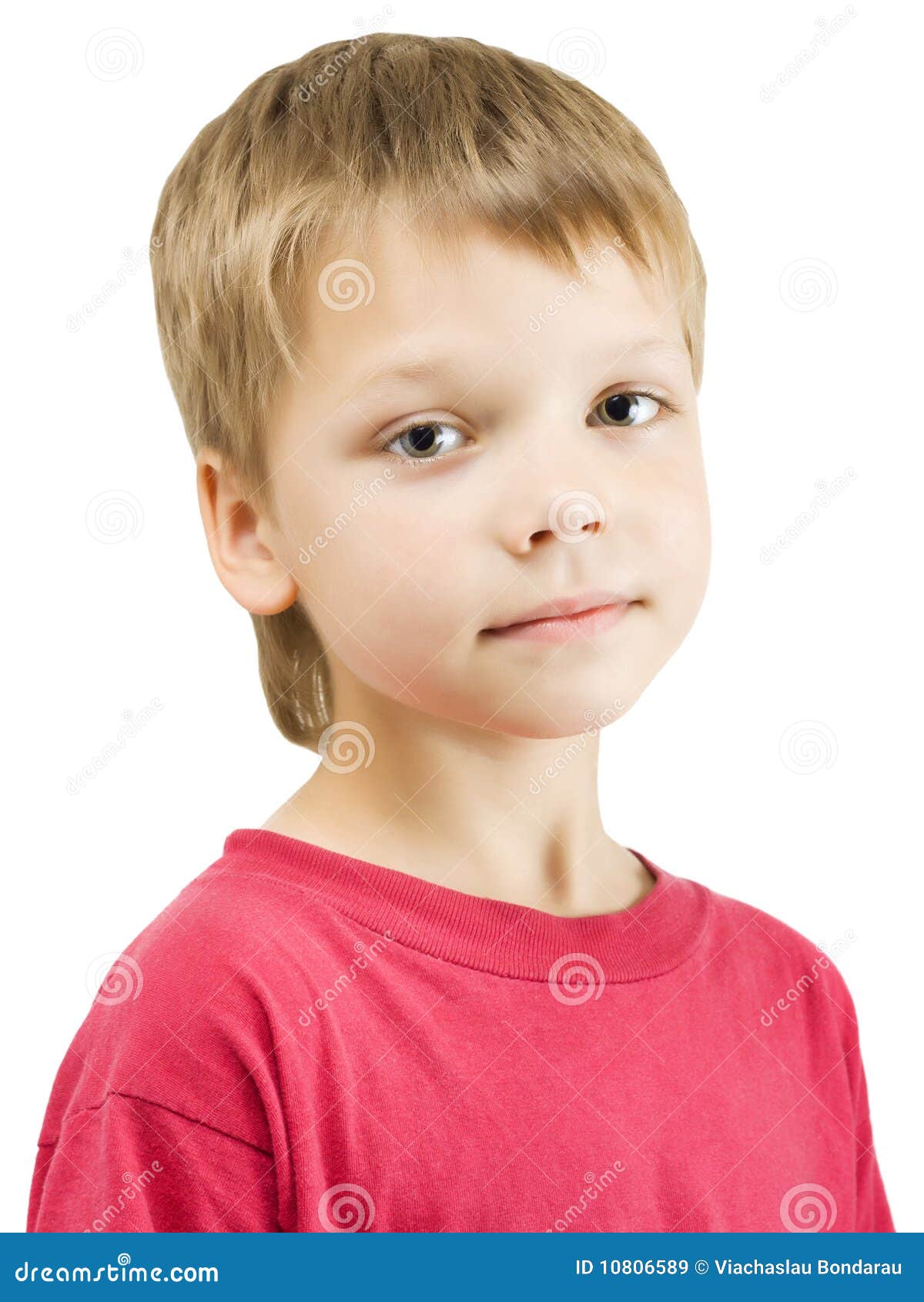 Muchacho Lindo Sobre Blanco Imagen de archivo - Imagen de chaval, boca ...