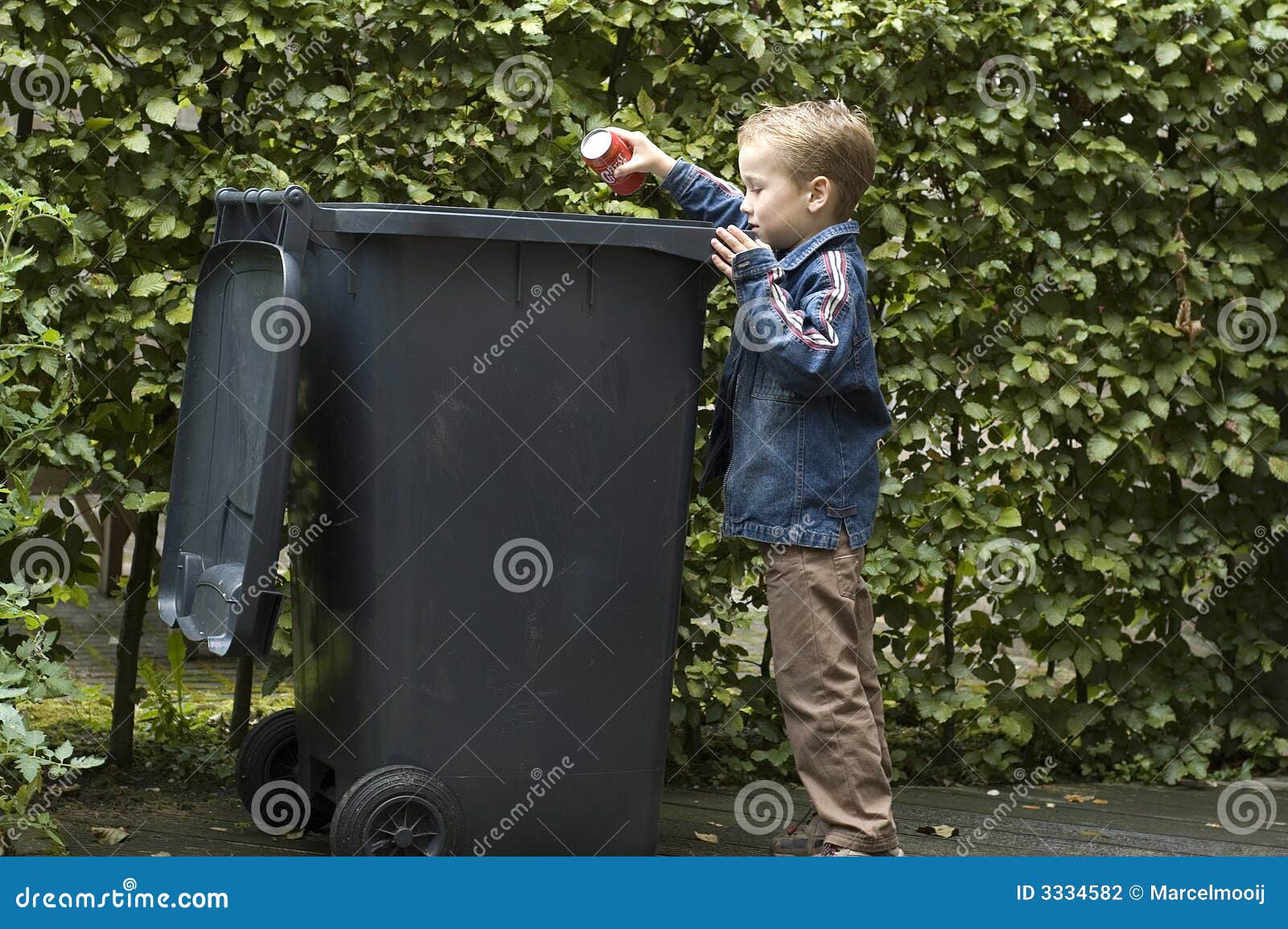 Muchacho Trashing La Poder De a Foto de archivo - Imagen de envase ...