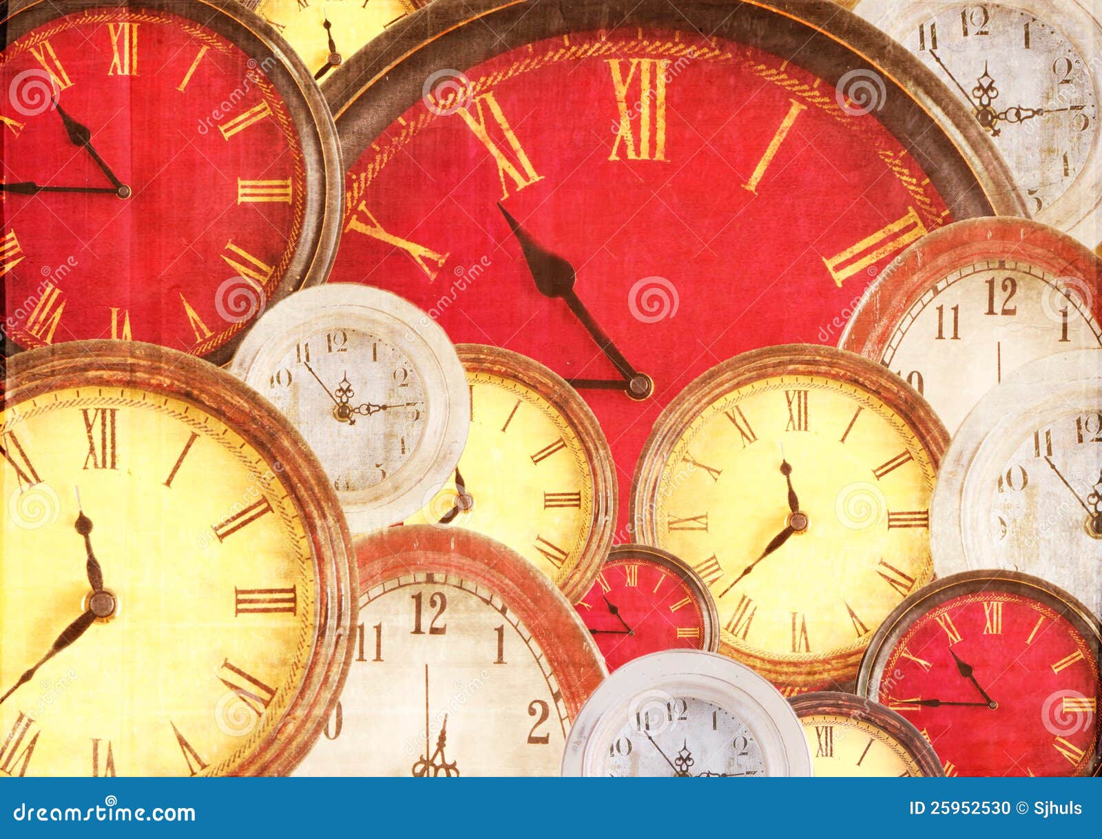 Muchos Relojes Que Llenan El Fondo Foto de archivo - Imagen de modelo ...