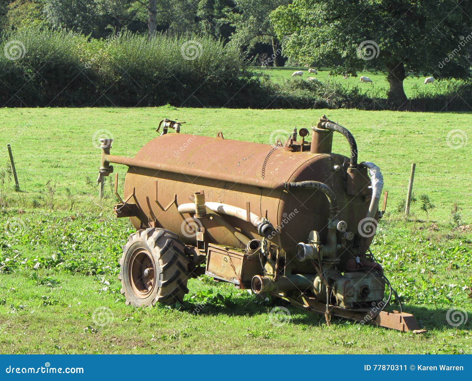 Muck spreader stock image. Image of muck, still, machine - 77870311