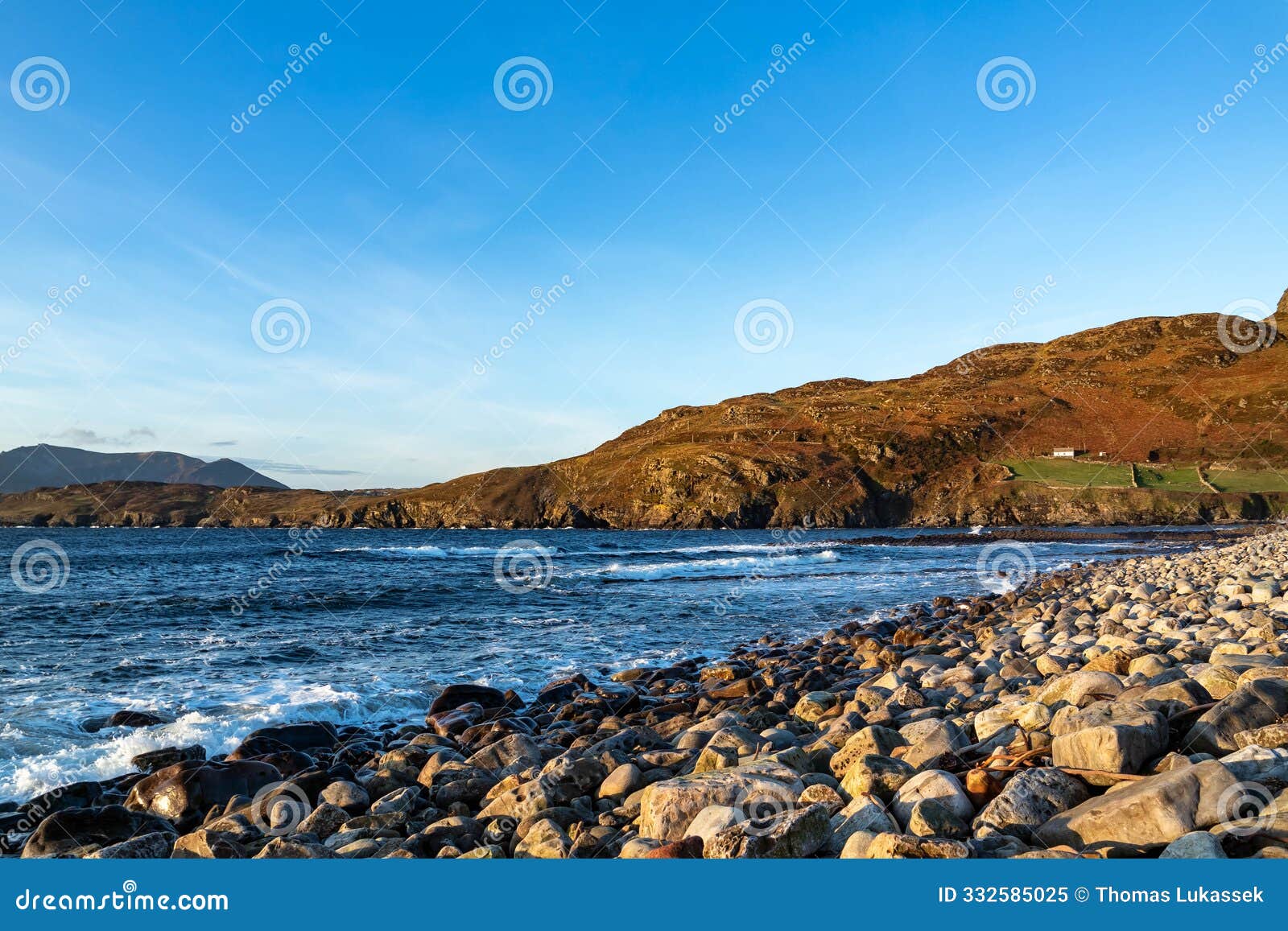 The Muckross Head Pebble Beach , County Donegal, Reland. Stock Image ...