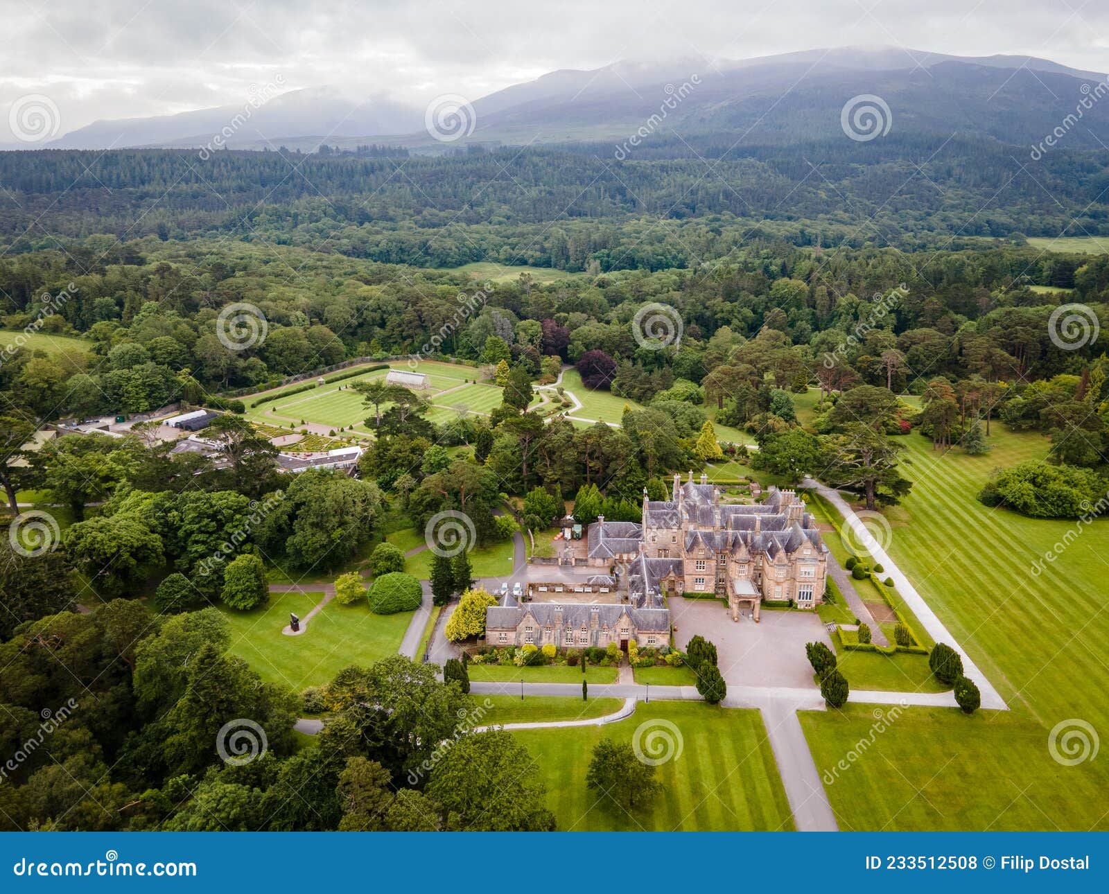 Muckross House in Killarney National Park Stock Photo - Image of rural ...