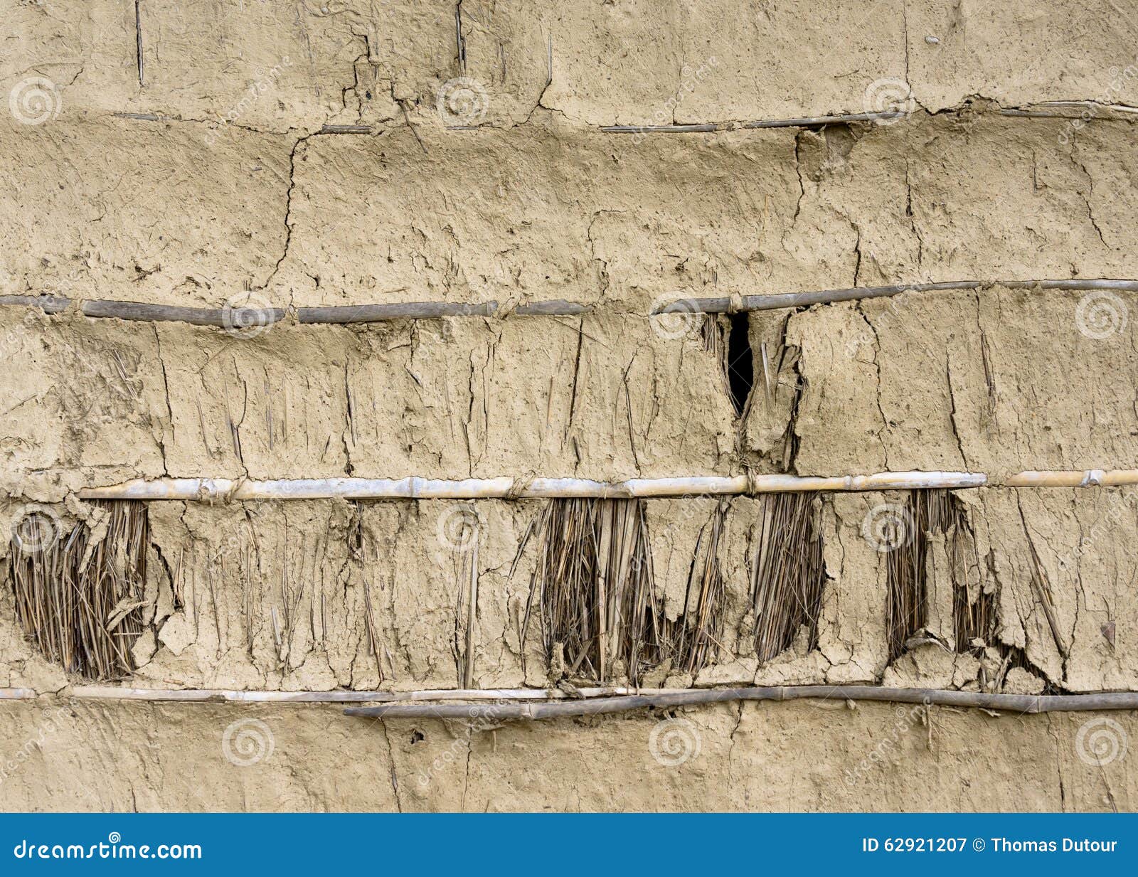 Mud, Bamboo And Straw Wall Texture Royalty-Free Stock Photography ...
