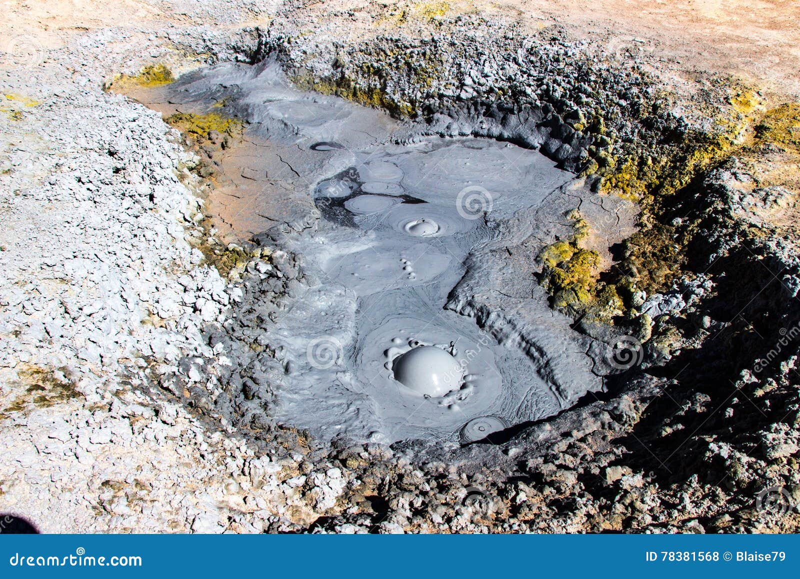 Mud blob stock photo. Image of geyser, ground, temperature - 78381568