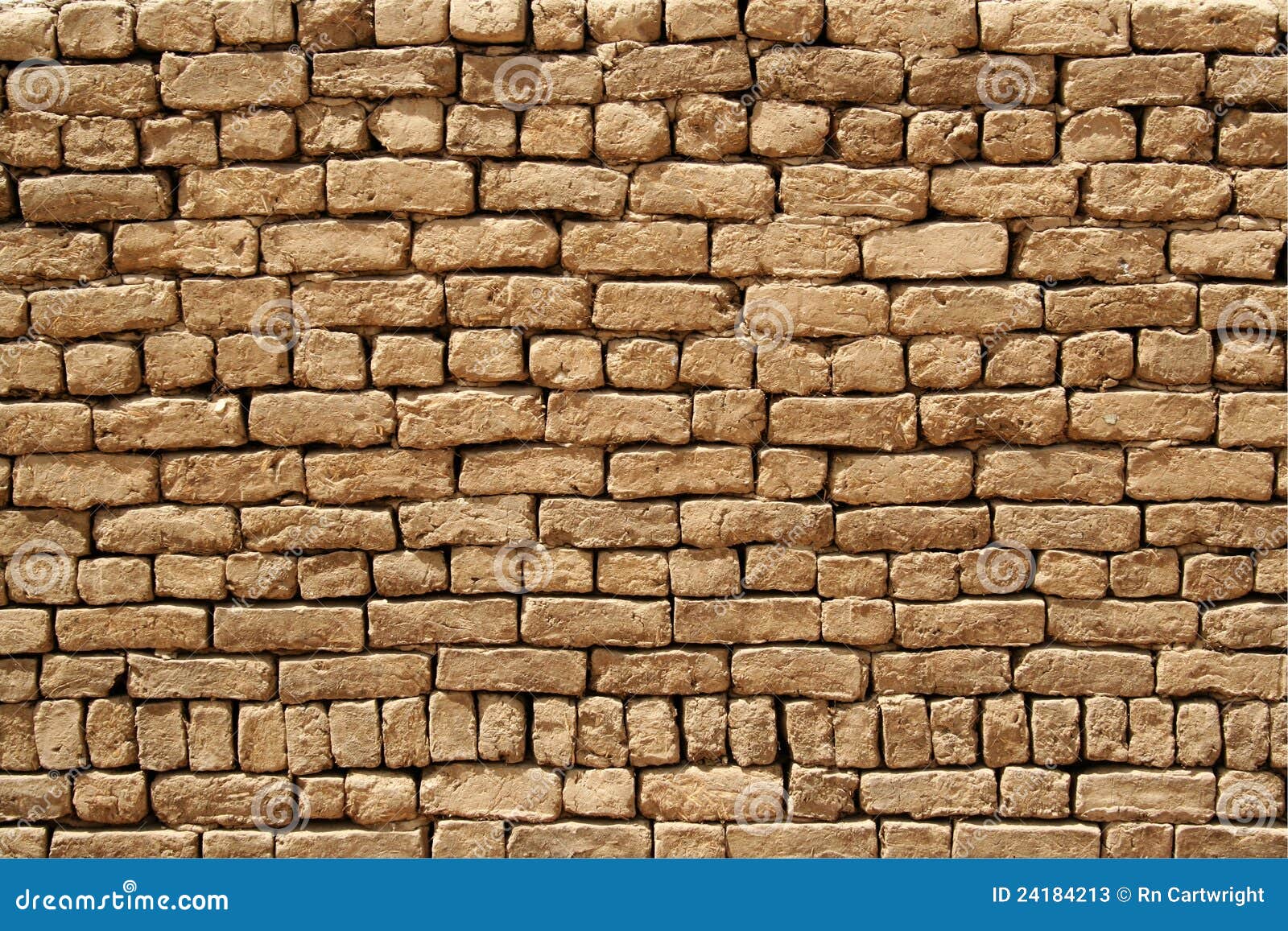Mud brick wall stock image. Image of building, clay, brickwall - 24184213