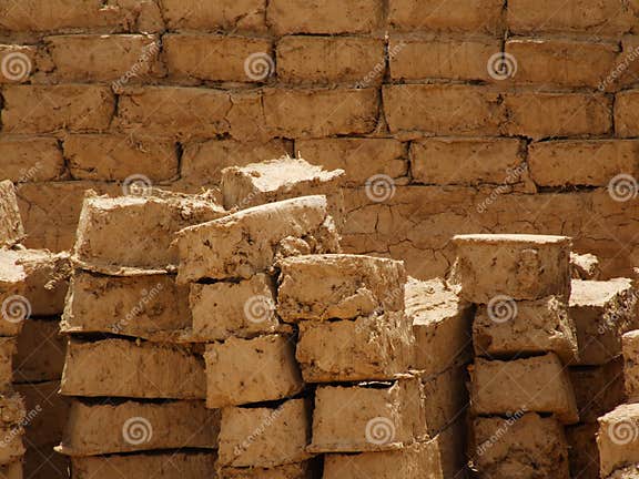 Mud bricks stock photo. Image of planning, earth, environment - 5275938