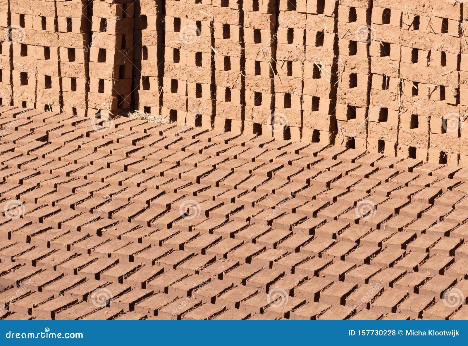 Mud Bricks Factory in Madagascar Stock Photo - Image of madagascar ...