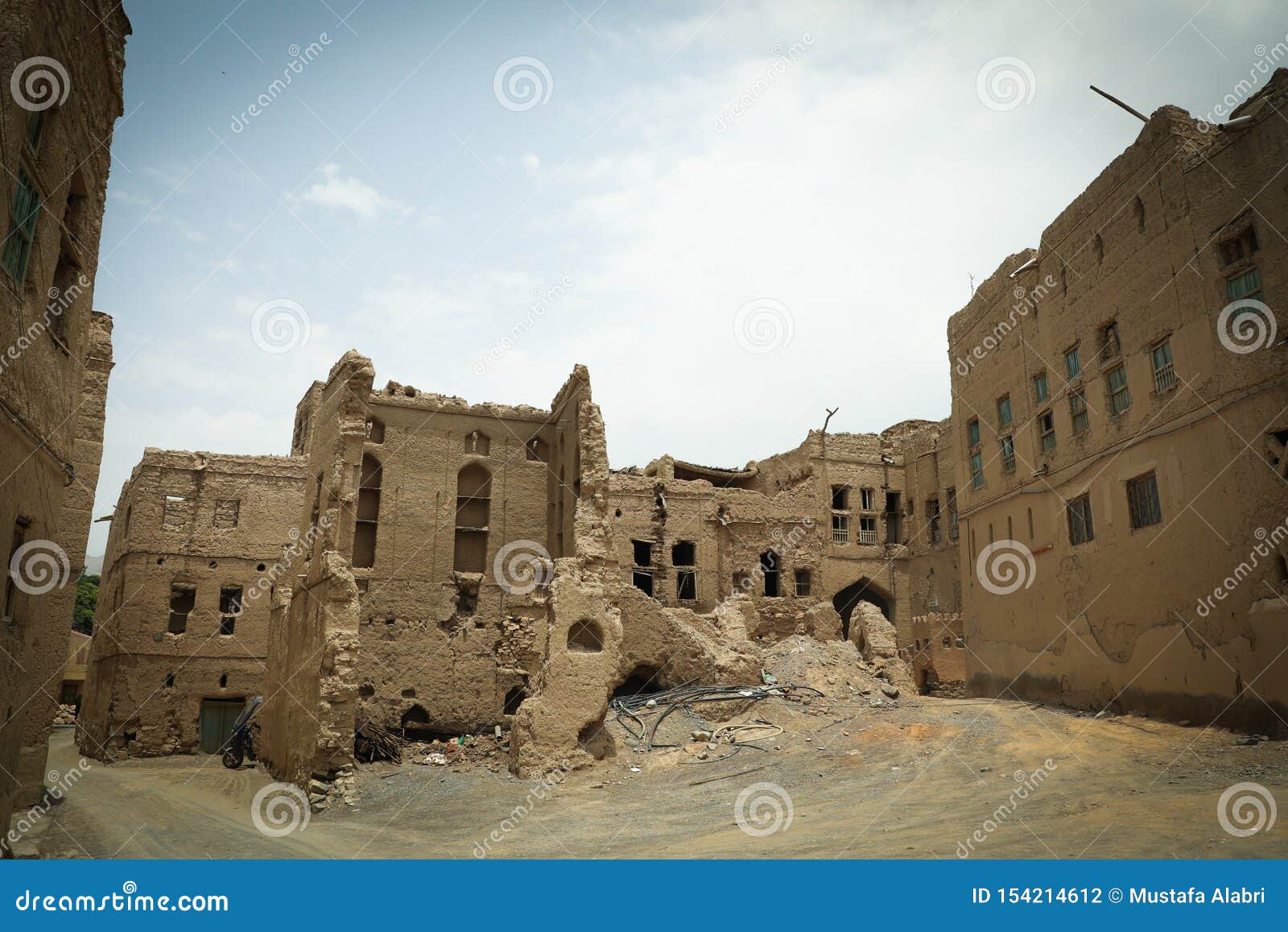 Mud Buildings in Sultanate of Oman Stock Photo - Image of house, travel ...