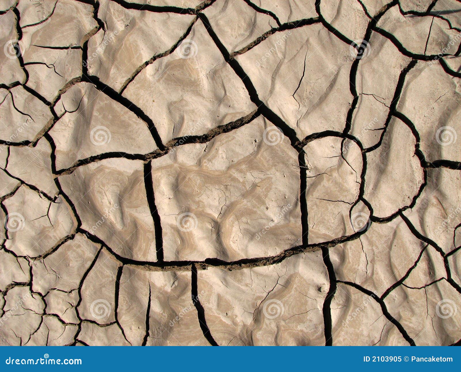 Mud cracks stock image. Image of barren, environment, evaporated - 2103905