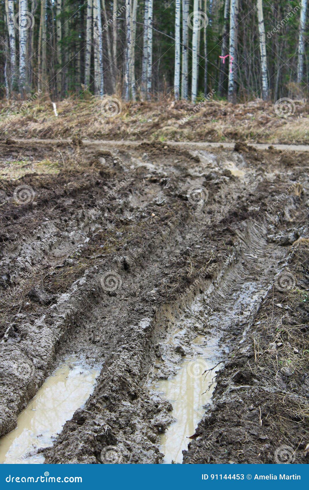 Deep Rutted Footpath Over The Derbyshire Countryside Royalty-Free Stock ...