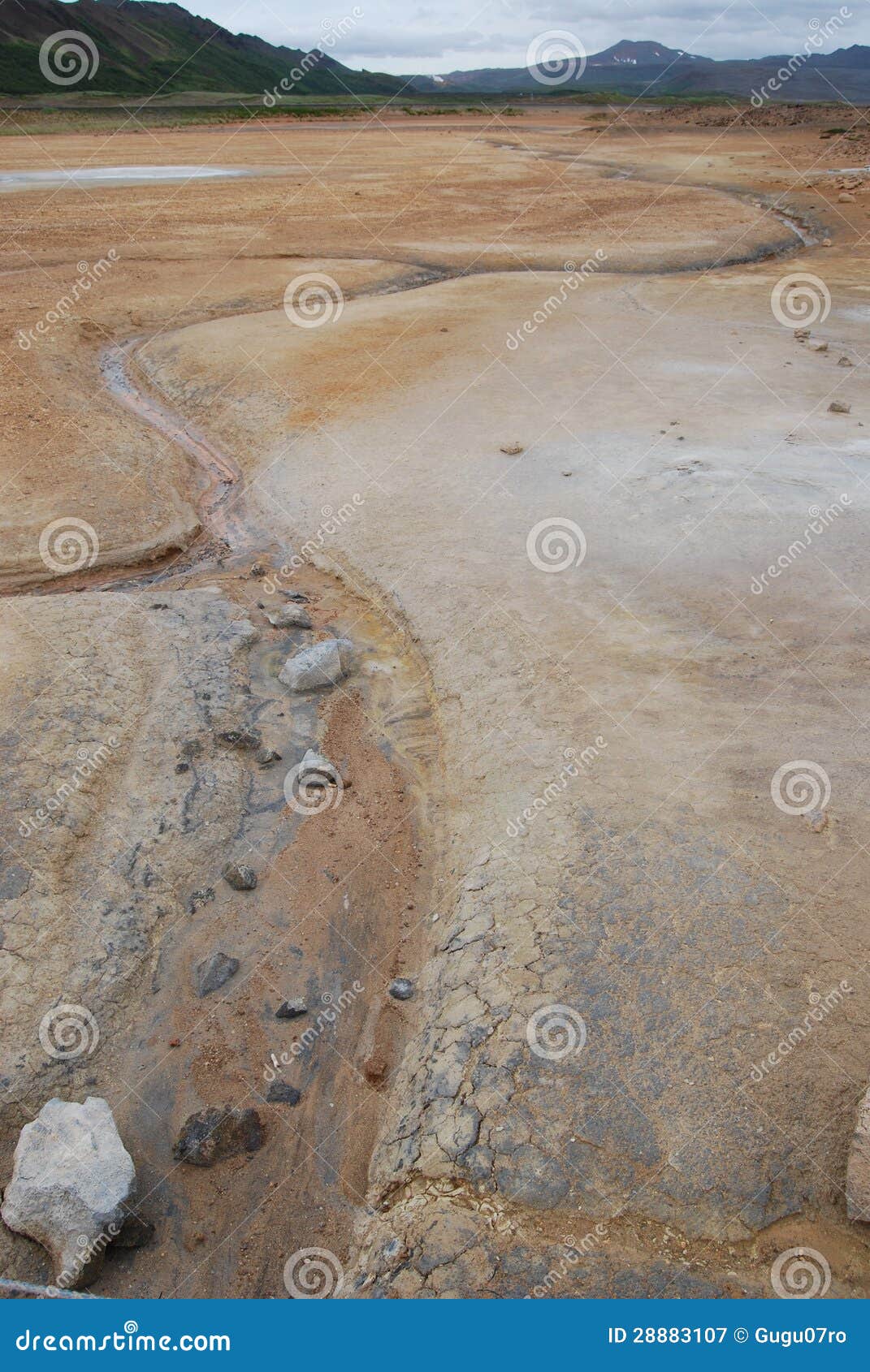 Mud field stock image. Image of earth, field, iceland - 28883107