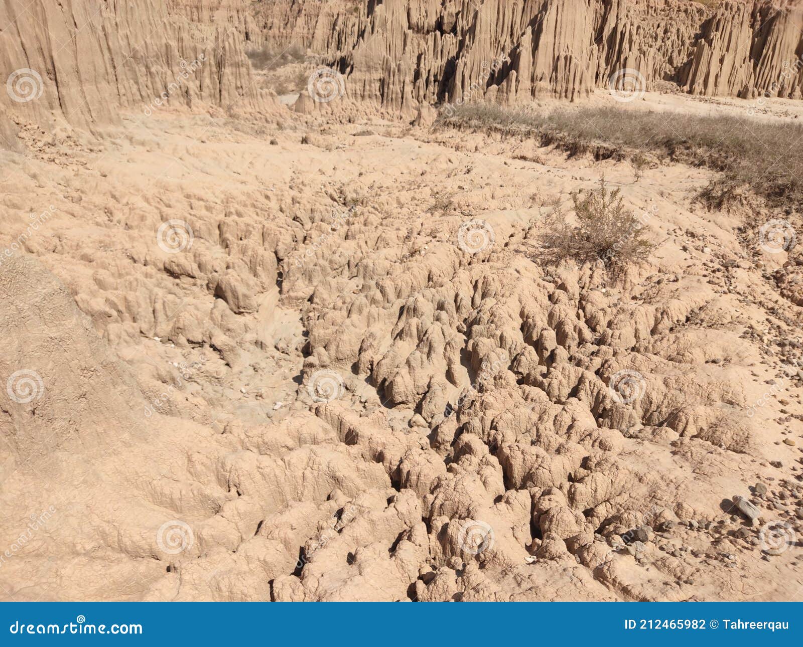 Soil erosion in hilly area stock photo. Image of view - 212465982