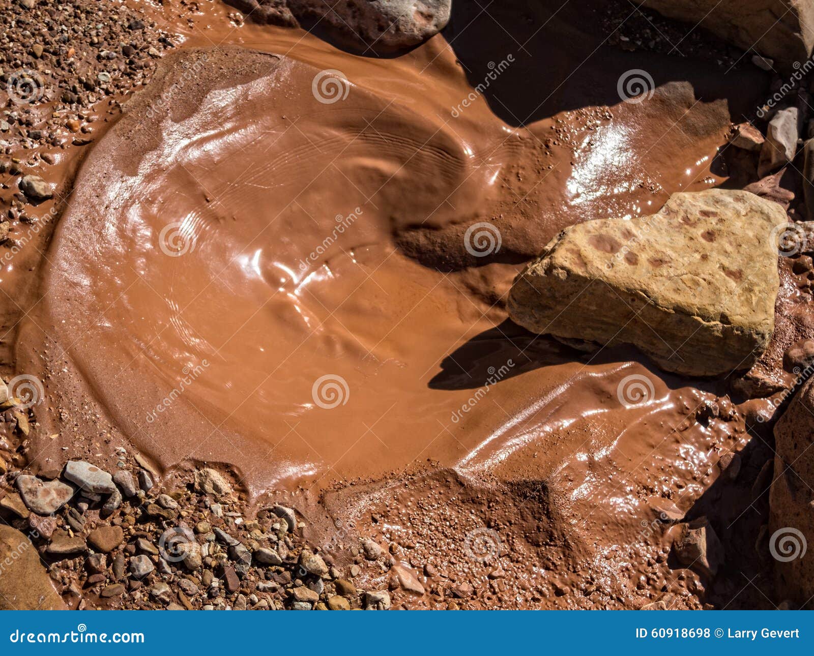 Mud hole after flash flood stock photo. Image of natural - 60918698