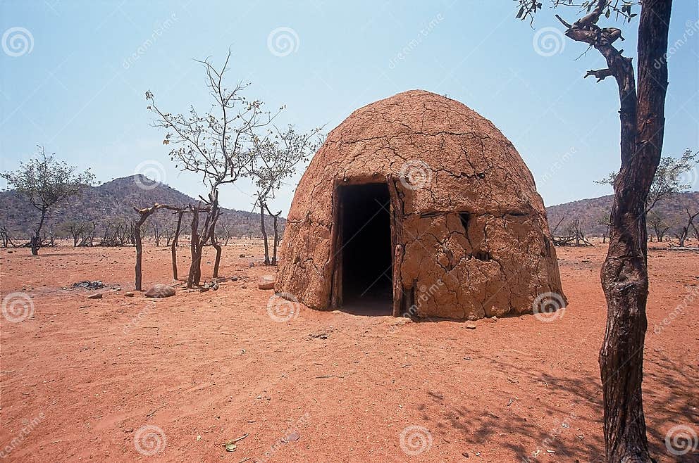 Mud Hut stock photo. Image of architecture, namibia, poor - 7372440