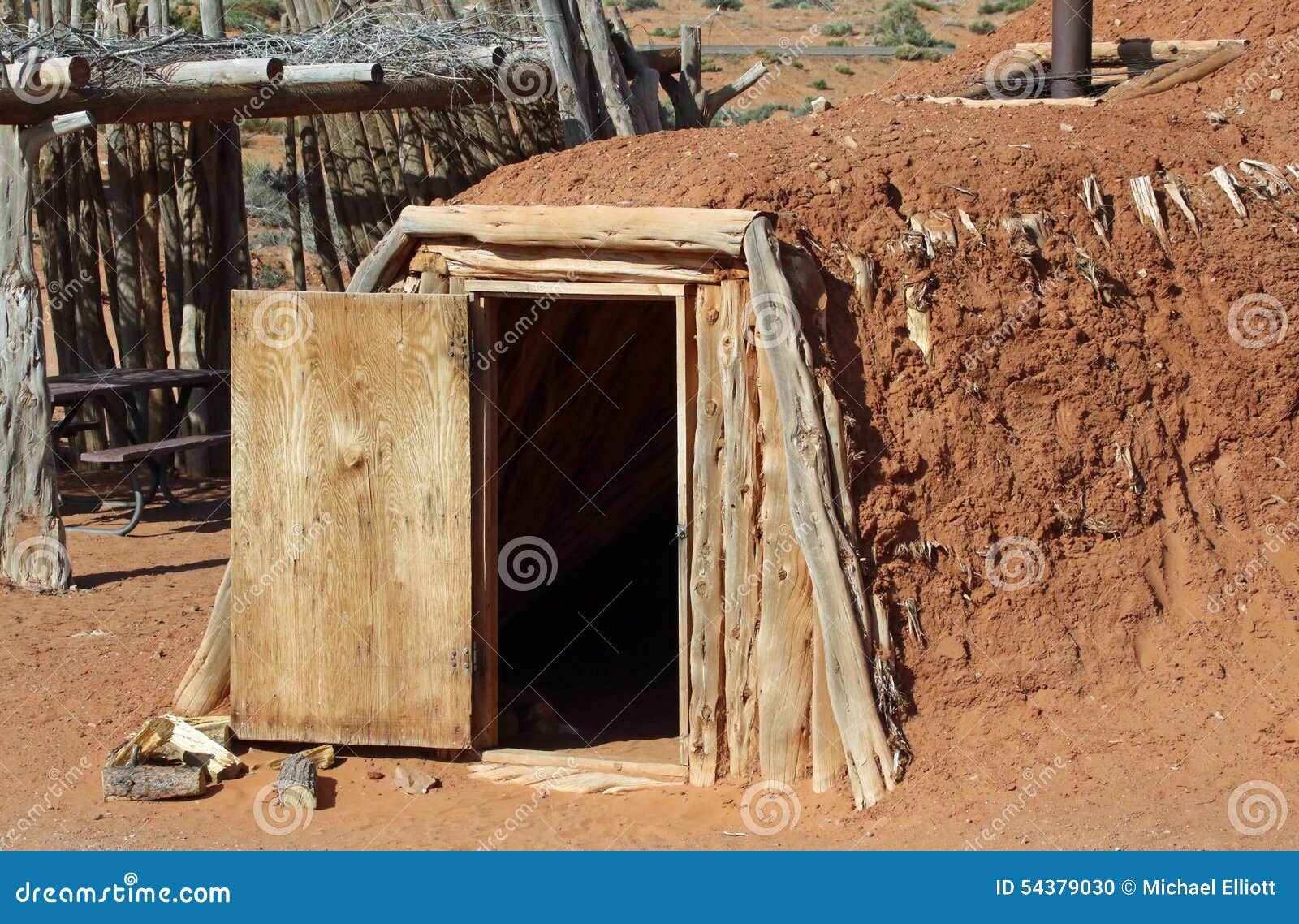 Mud Hut stock photo. Image of reservation, detail, shelter - 54379030