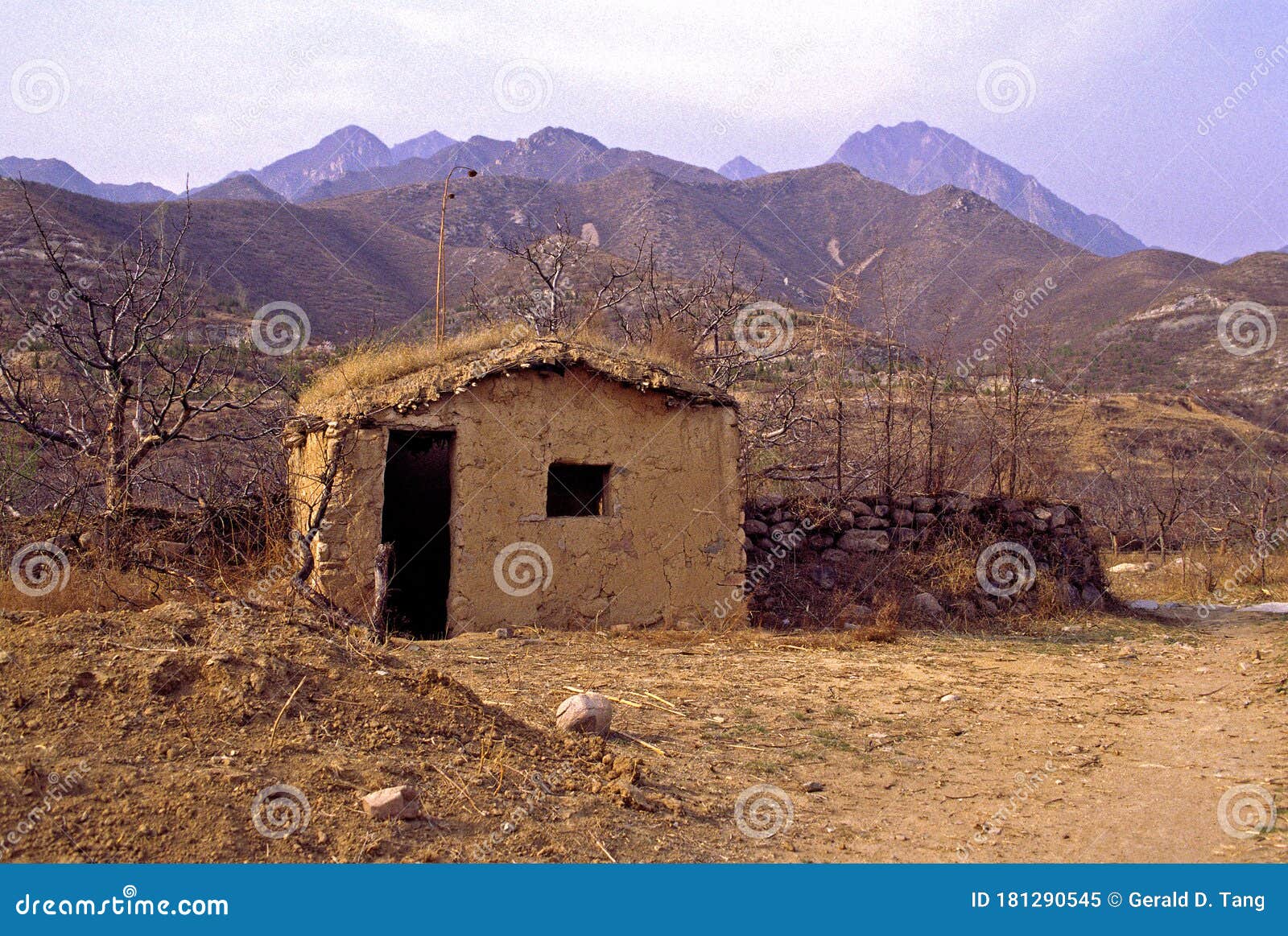 Mud Hut in Yanshan Mountains 27121 Stock Image - Image of reserve ...