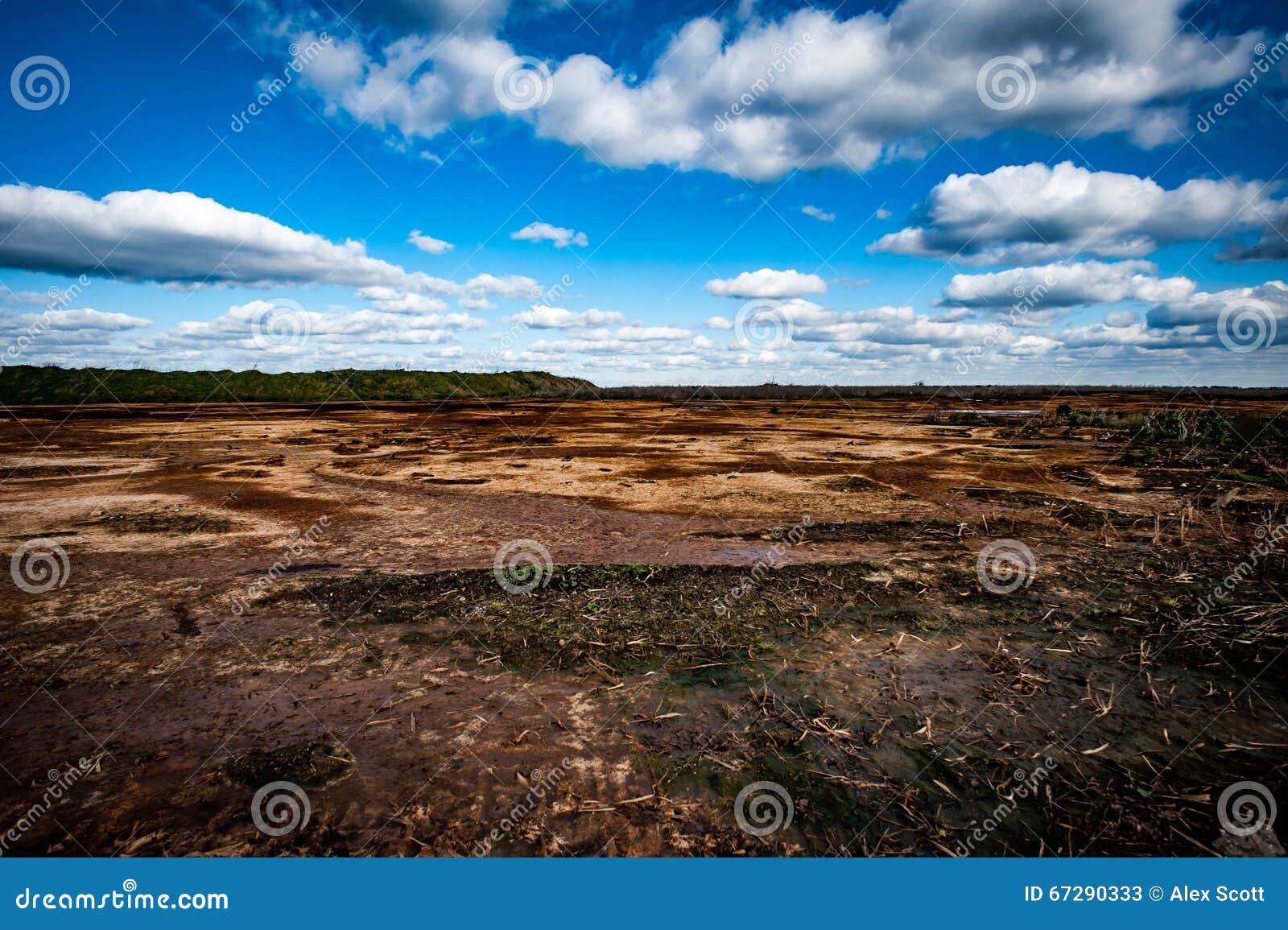 Mud Left after Construction Stock Image - Image of environment ...