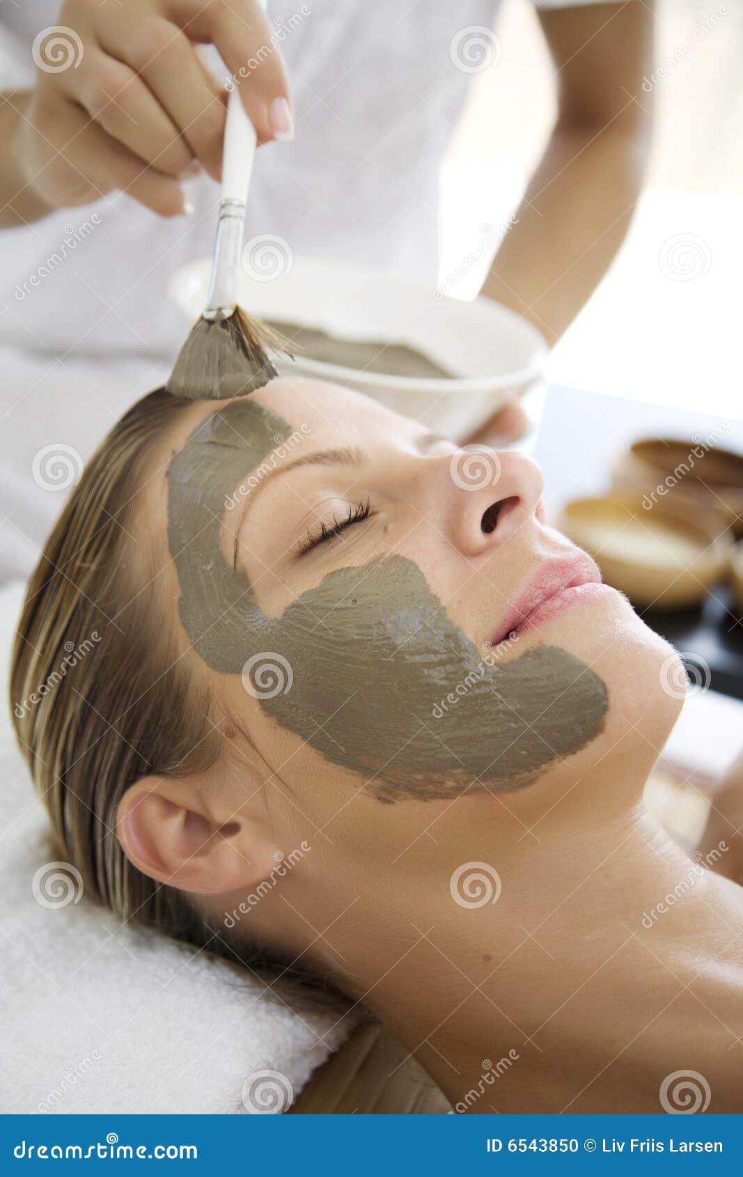 Mud mask stock photo. Image of facial, mask, caucasian - 6543850