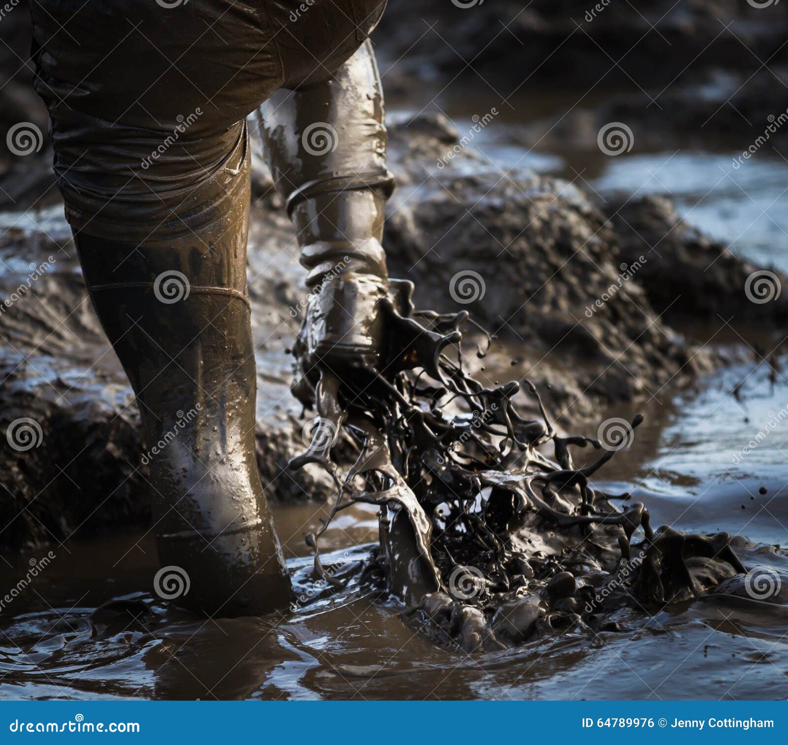 Mud mud glorious mud stock photo. Image of climb, flooded - 64789976