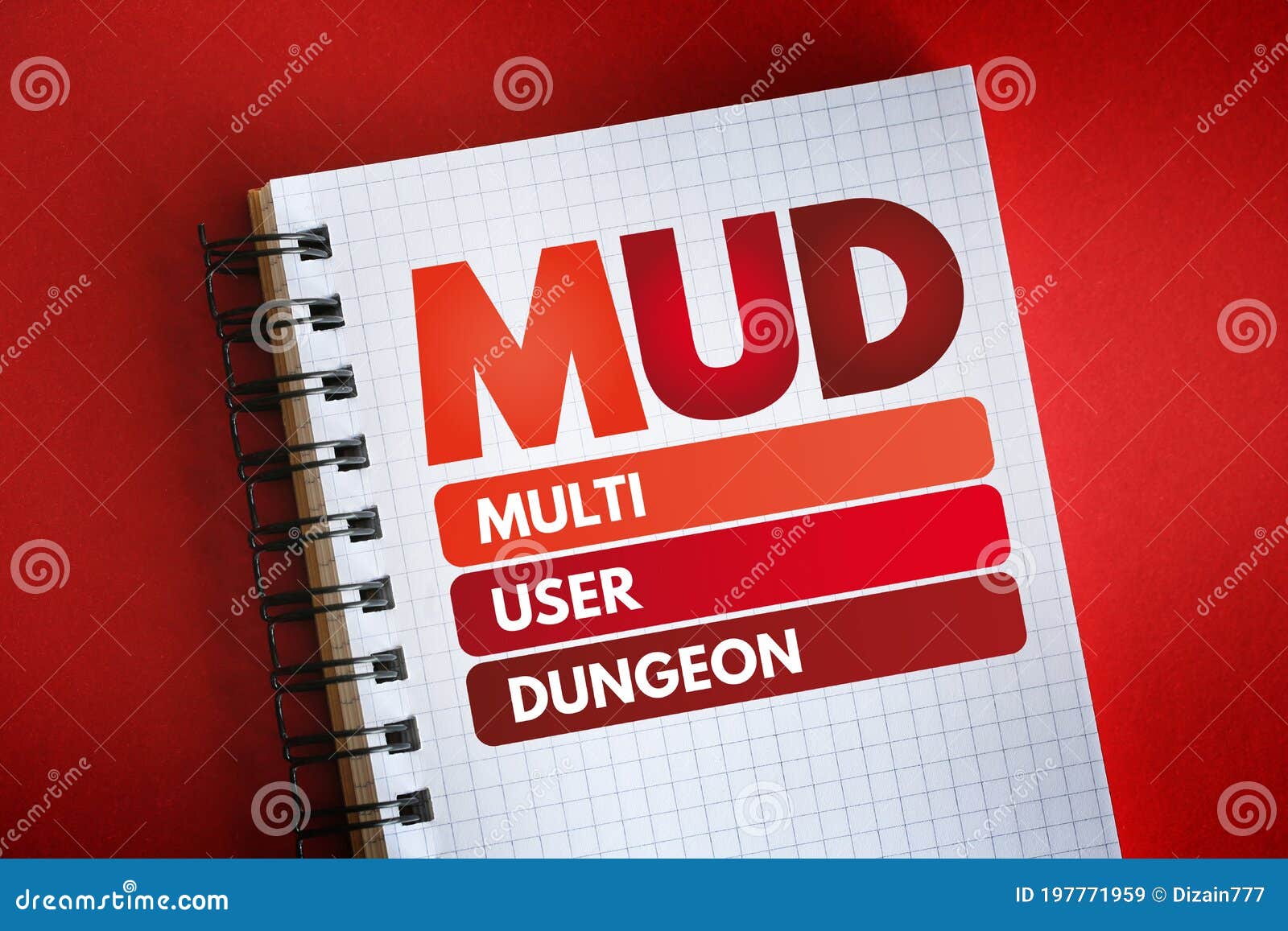 MUD - Multi User Dungeon Acronym Stock Image - Image of note, privacy ... MUD - Multi User Dungeon Acronym Stock Image - Image of note, privacy ...