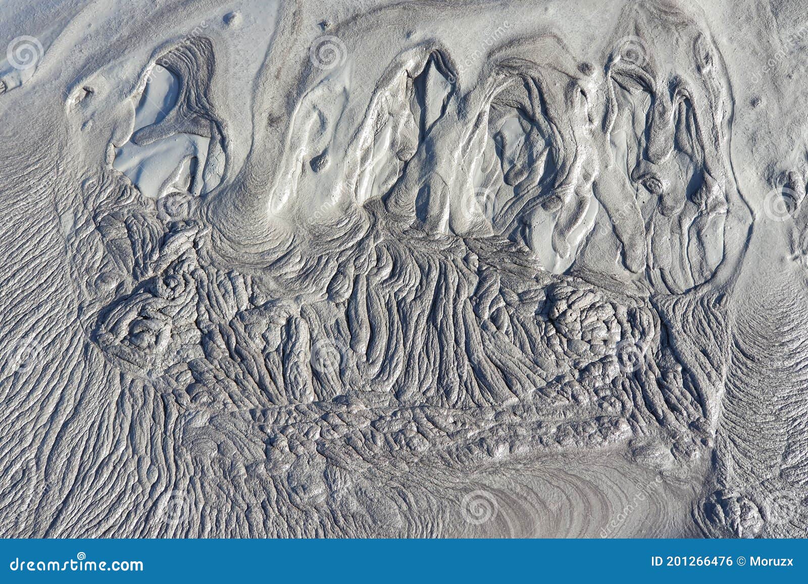 Volcanic Mud Formation Pattern Stock Photo - Image of volcanoes, buzau ...
