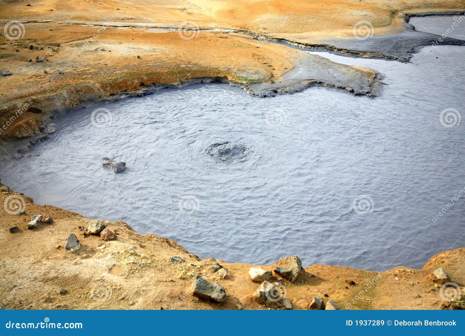 Mud pool stock image. Image of pool, vent, iceland, odor - 1937289
